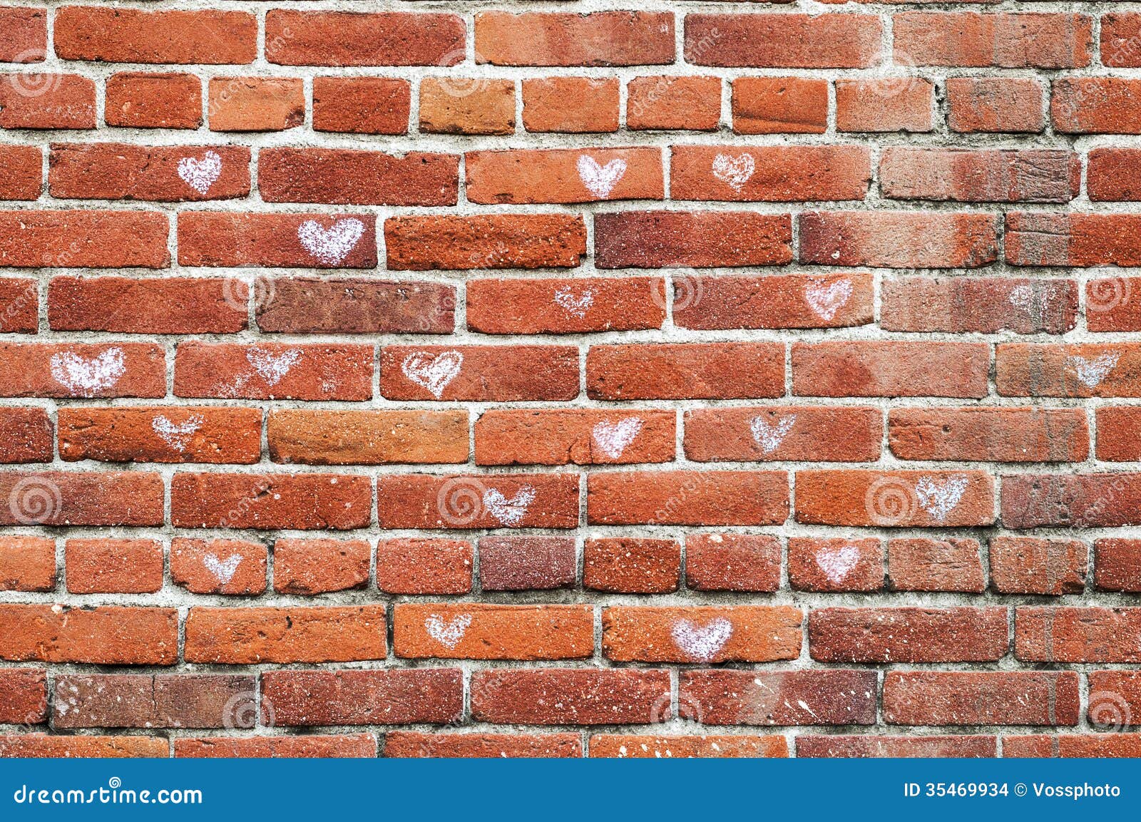 Bricks of love stock photo. Image of architecture, valentine - 35469934