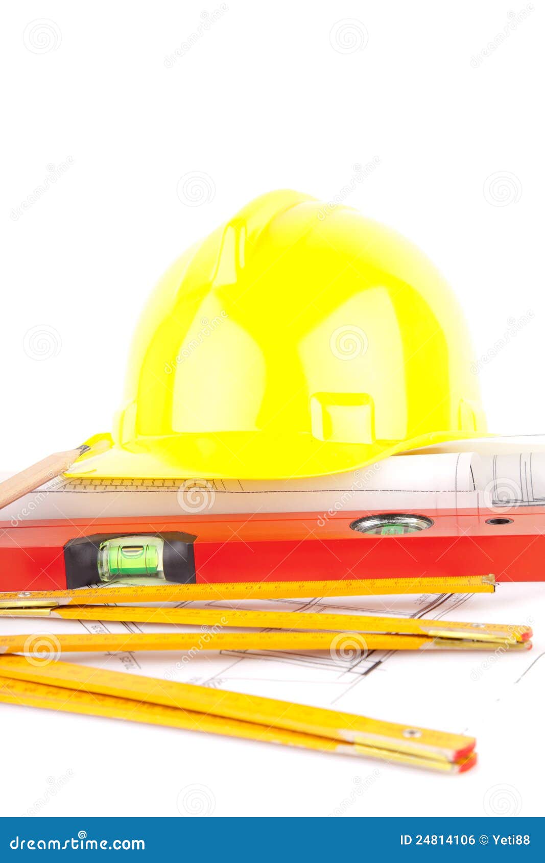 Bricks and Mason Construction Tools Stock Photo - Image of home ...