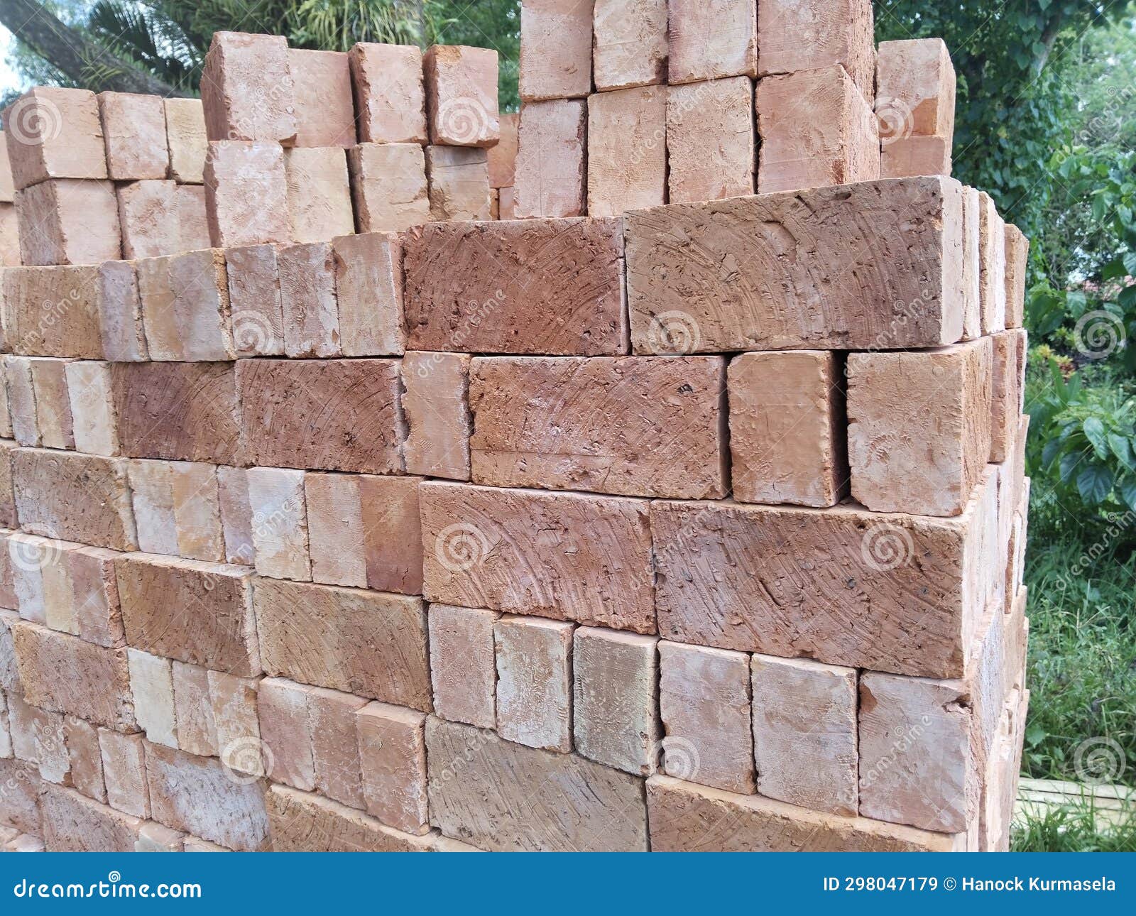 Bricks are One of the Construction Materials Stock Image - Image of ...