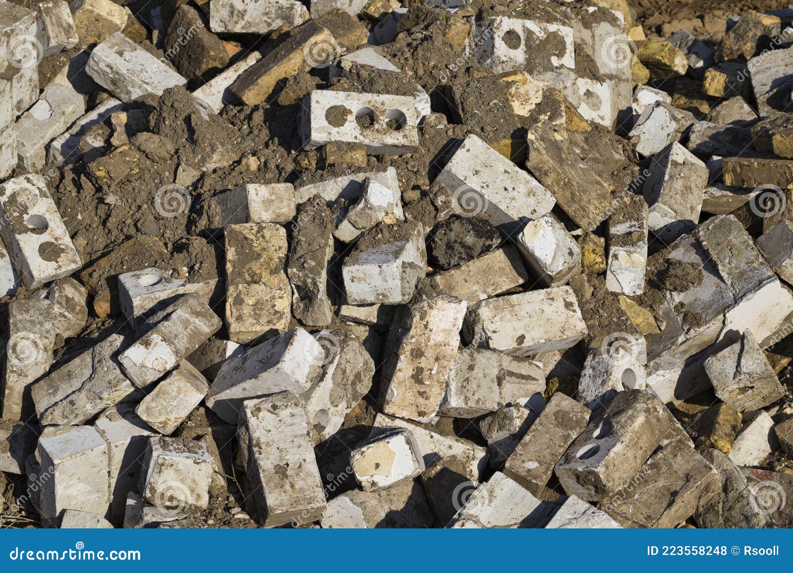 Broken building materials stock photo. Image of parts - 223558248