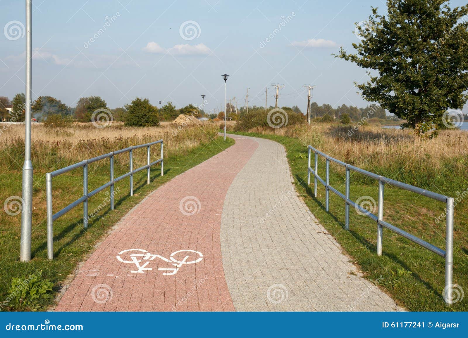 Bricks Paved Pathway Royalty-Free Stock Photography | CartoonDealer.com ...