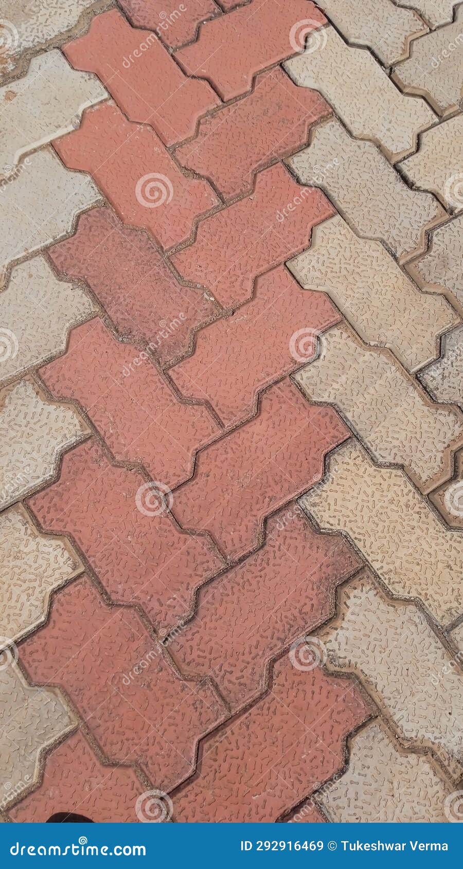 Bricks by road stock image. Image of metal, diliger - 292916469