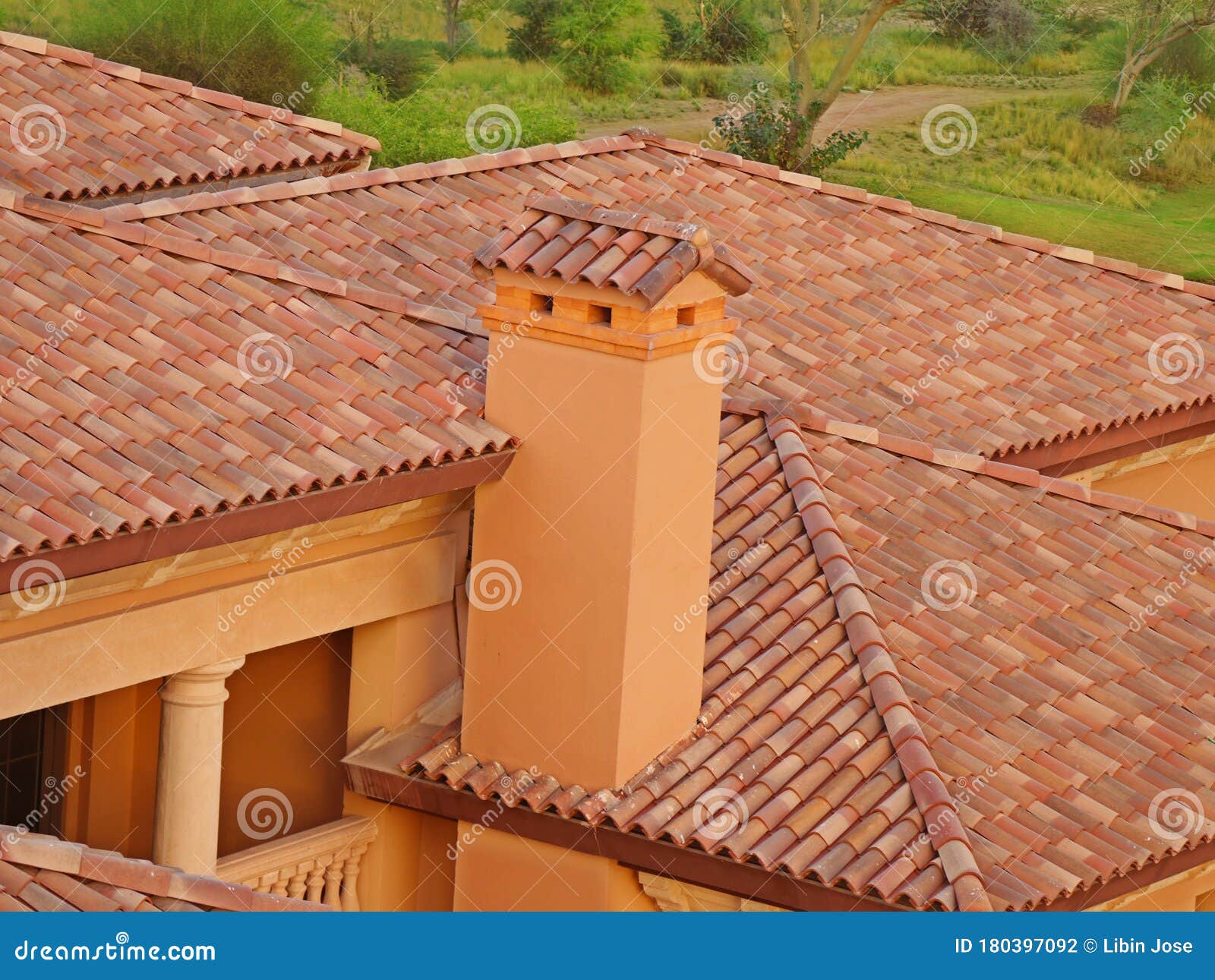 Roof And Chimney Of The House Stock Image | CartoonDealer.com #116947141