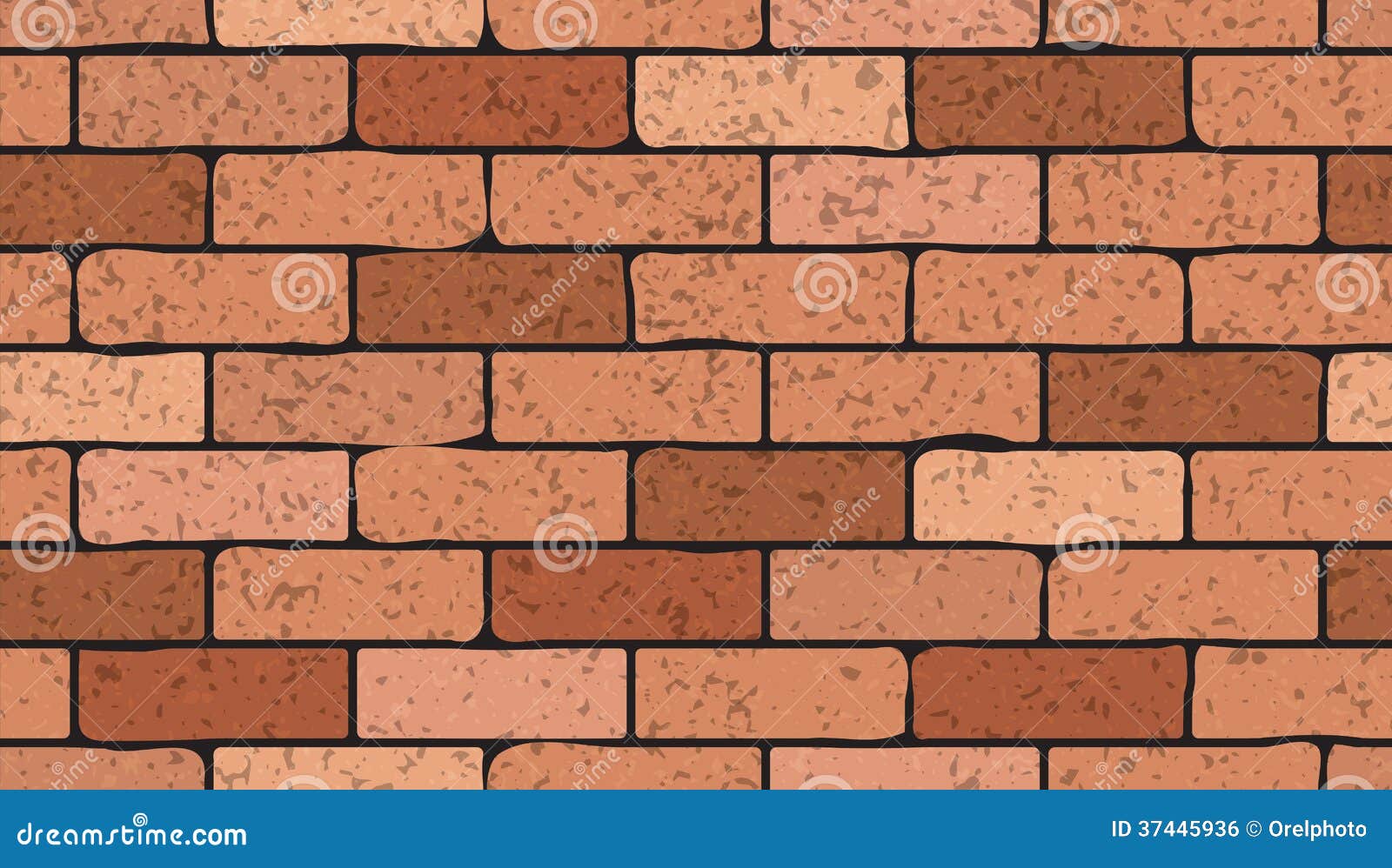 Bricks Seamless Texture Vector Illustration | CartoonDealer.com #37445936