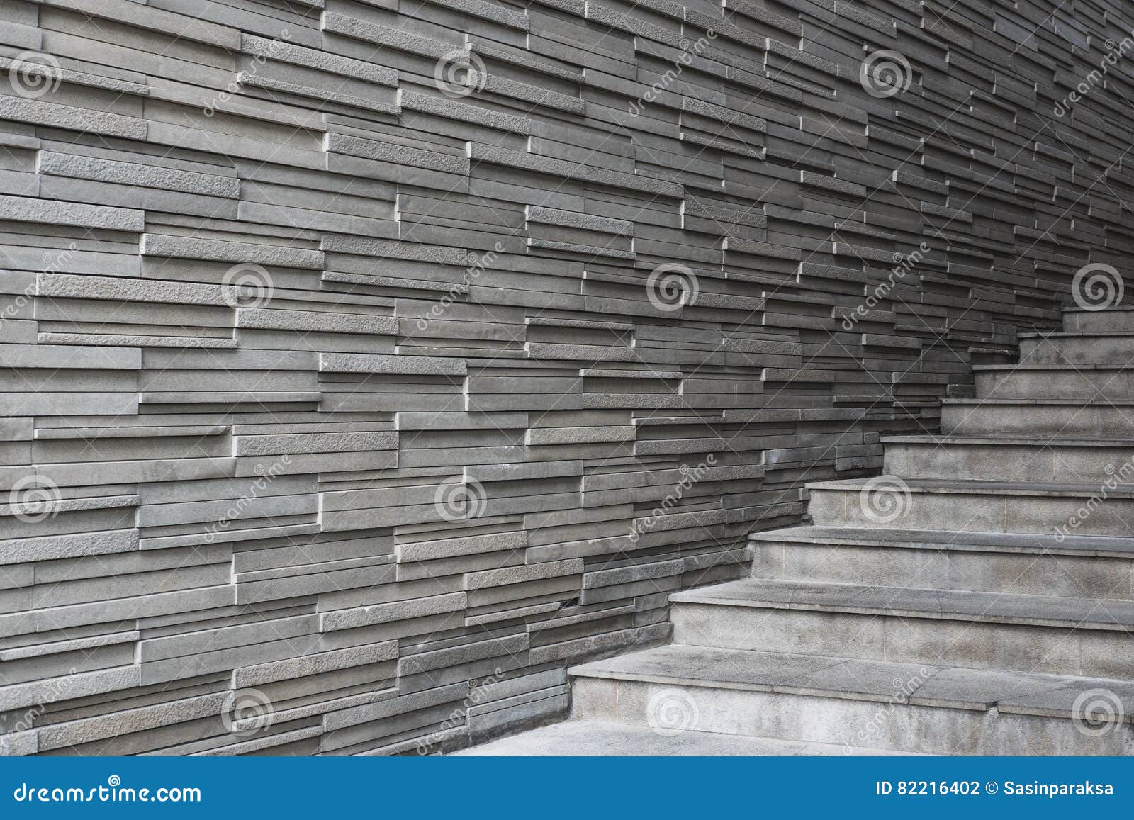 Bricks Slate Wall Texture, With Concrete Cement Stair Steps Royalty ...