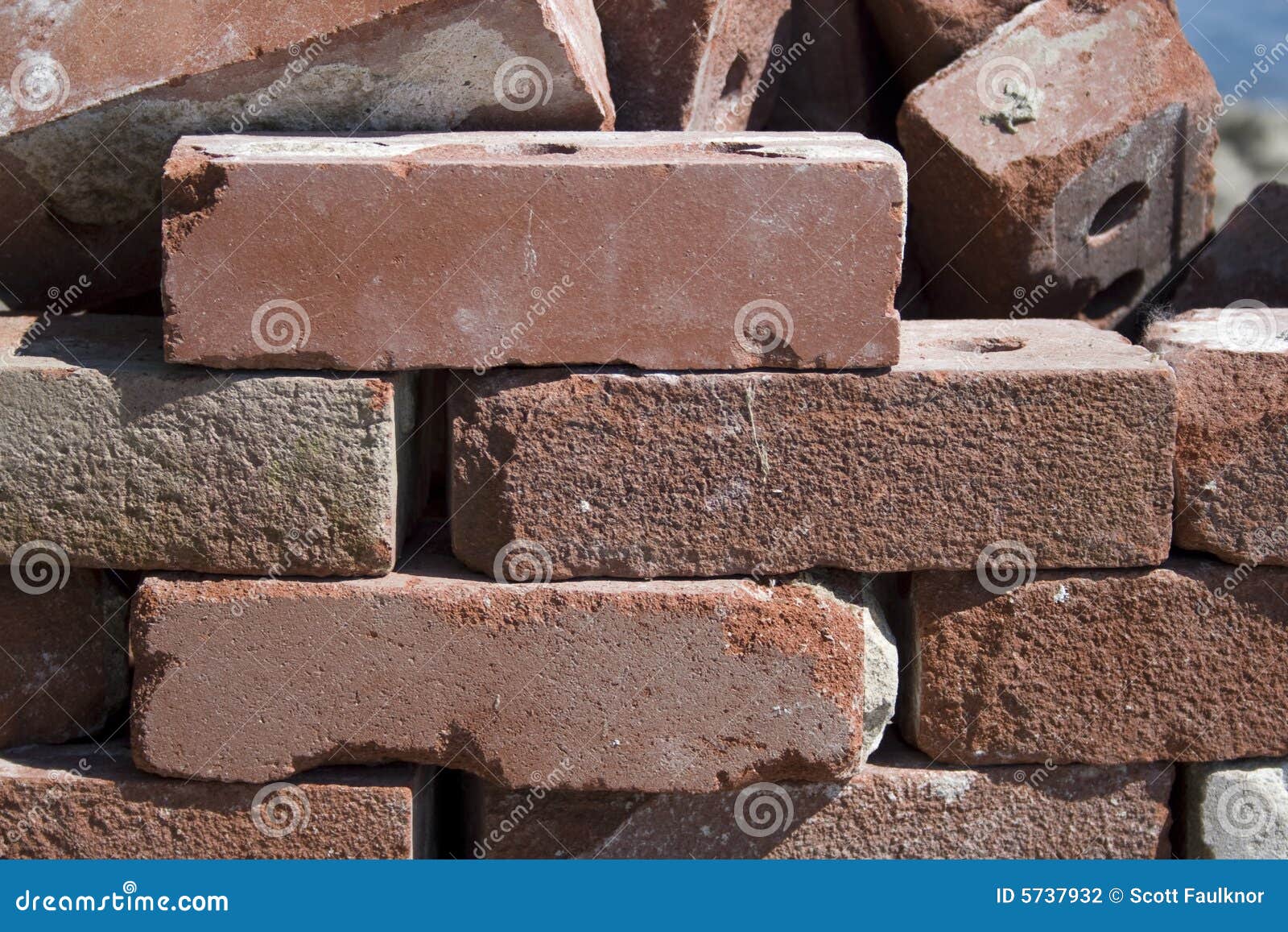 Bricks stacked stock photo. Image of building, outside - 5737932