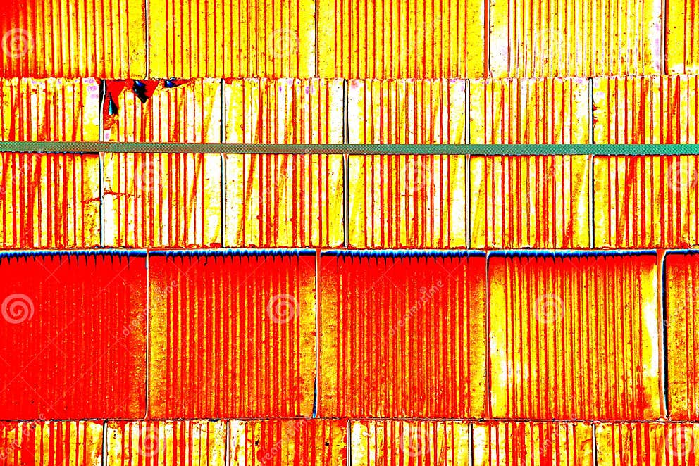 Bricks are Stacked in a Cube, Stack for Construction, Brick Background ...