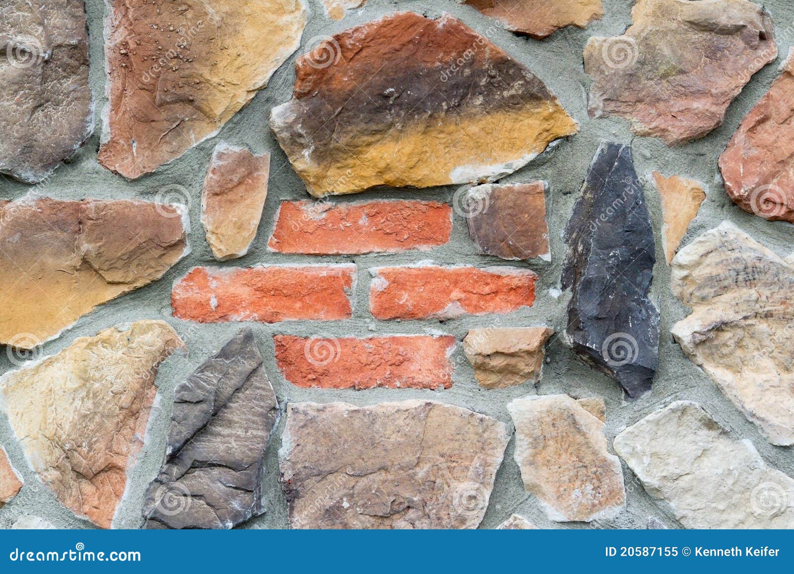Bricks in a Stone Wall stock image. Image of bulwark - 20587155