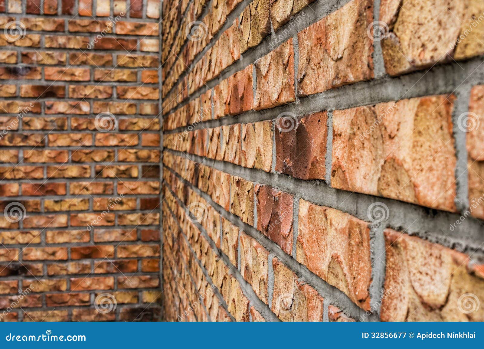 Bricks wall stock image. Image of design, corner, grungy - 32856677