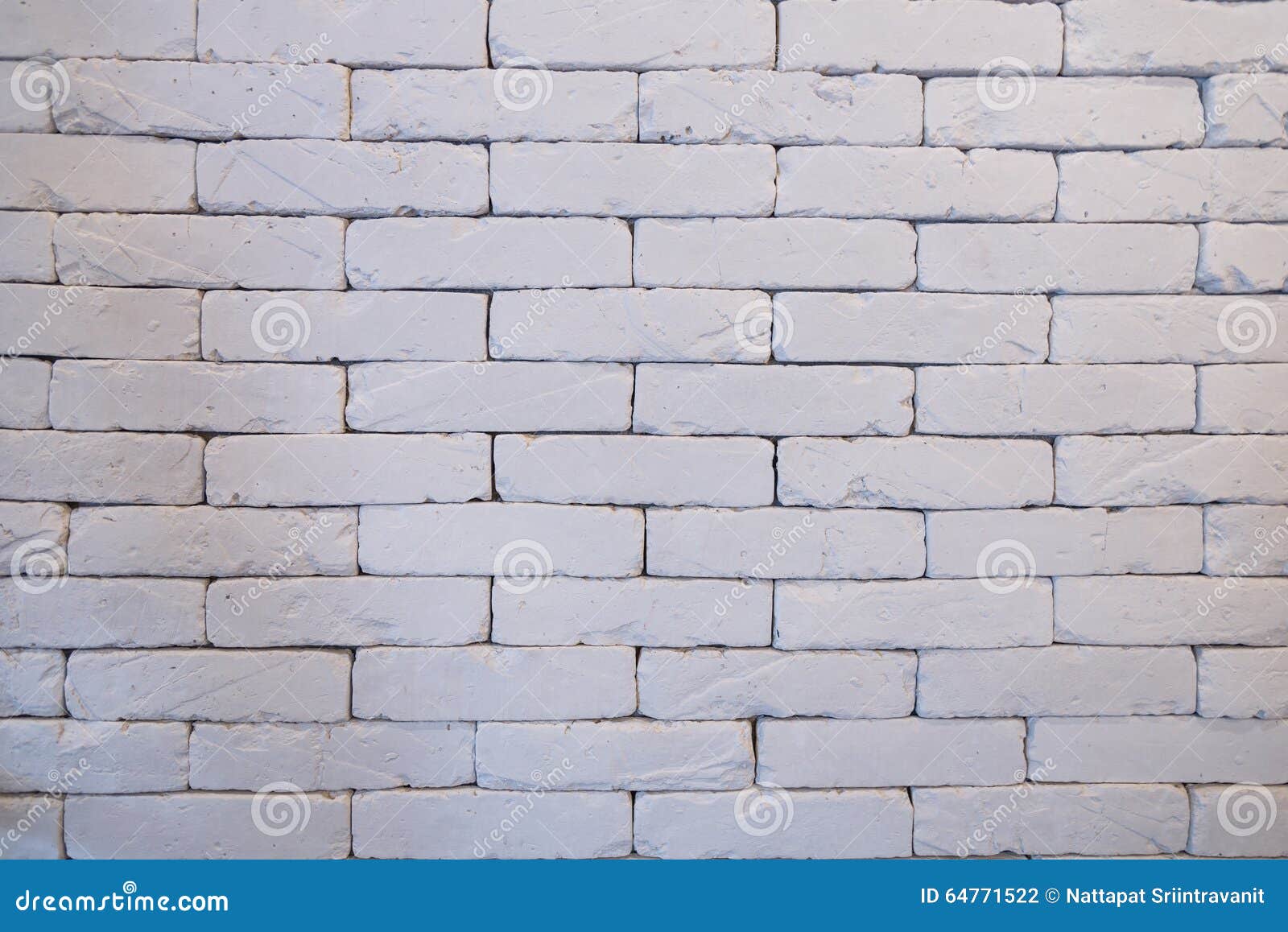 A Bricks Wall with Finished Color with Light and Shadow Stock Photo ...
