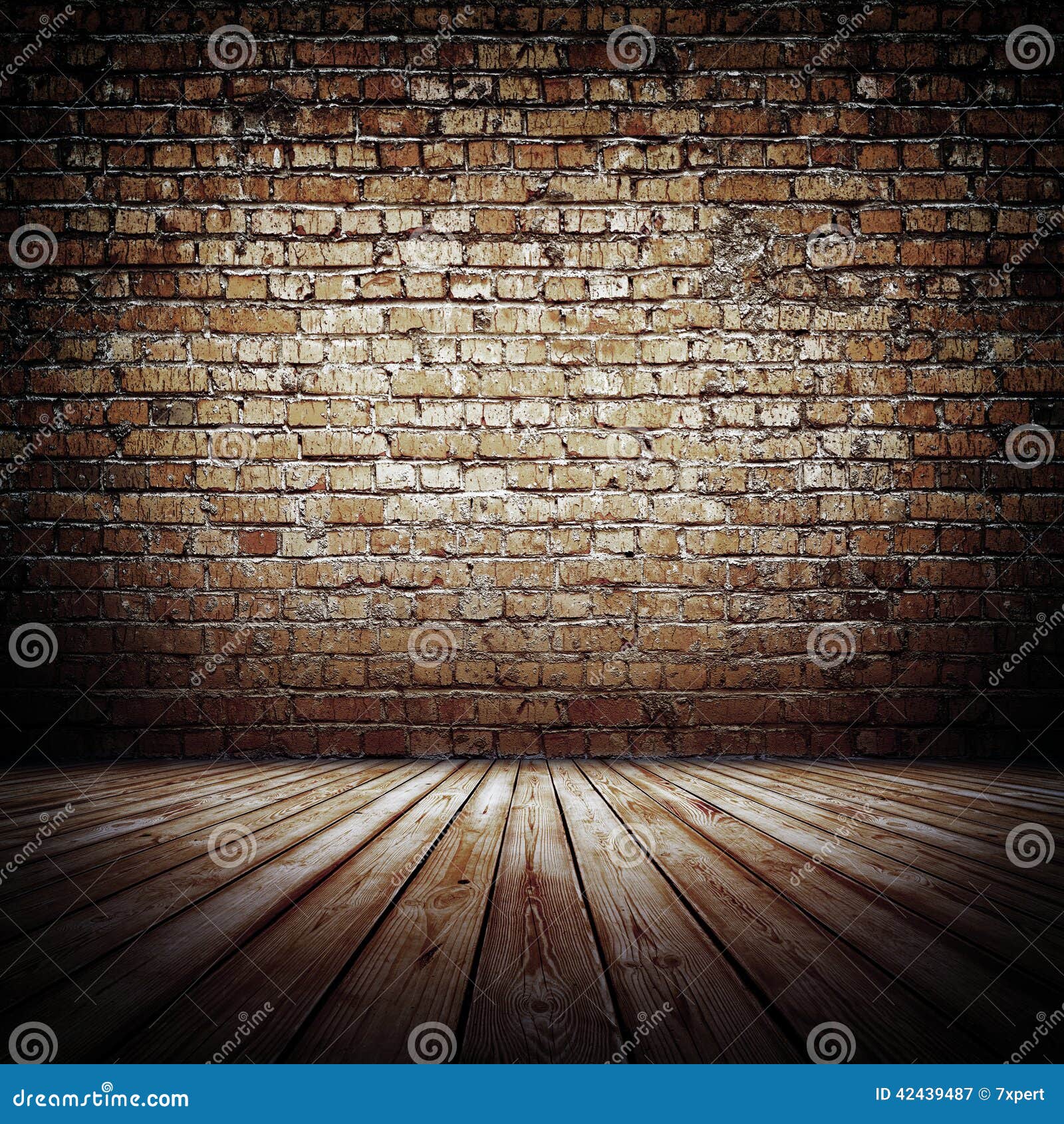 Bricks wall stock image. Image of wall, room, indoor - 42439487