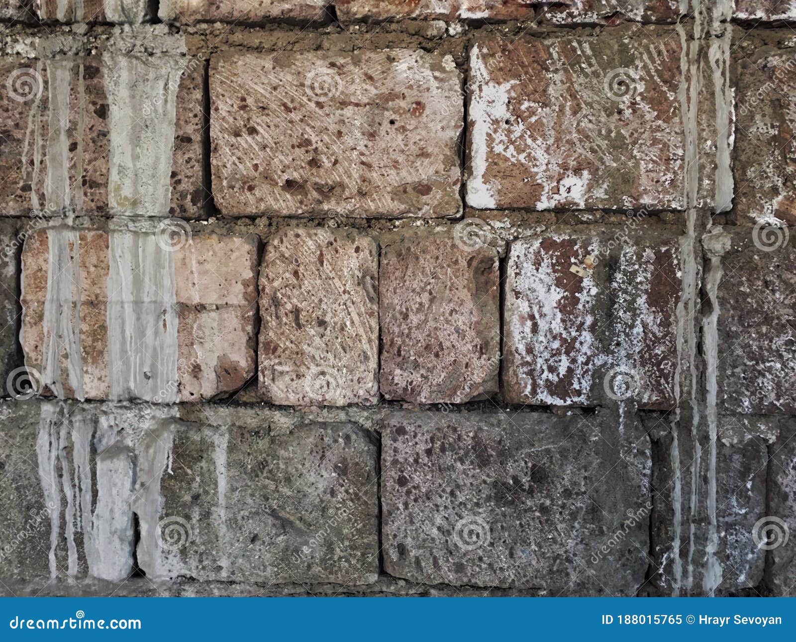 Bricks Wall, Old Wall Tile Natural Stone Tuff, Background Texture Stock ...