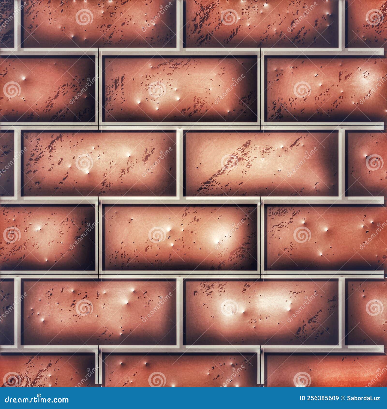 Bricks Wall Texture for Games or Wallpaper Stock Illustration ...