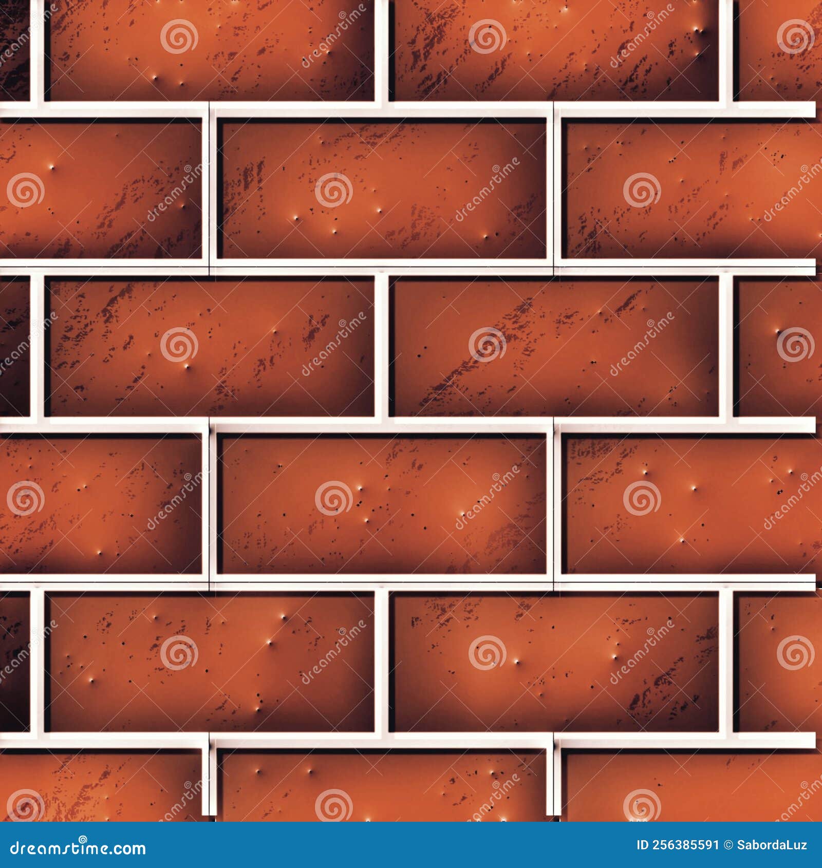 Bricks Wall Texture for Games or Wallpaper Stock Illustration ...