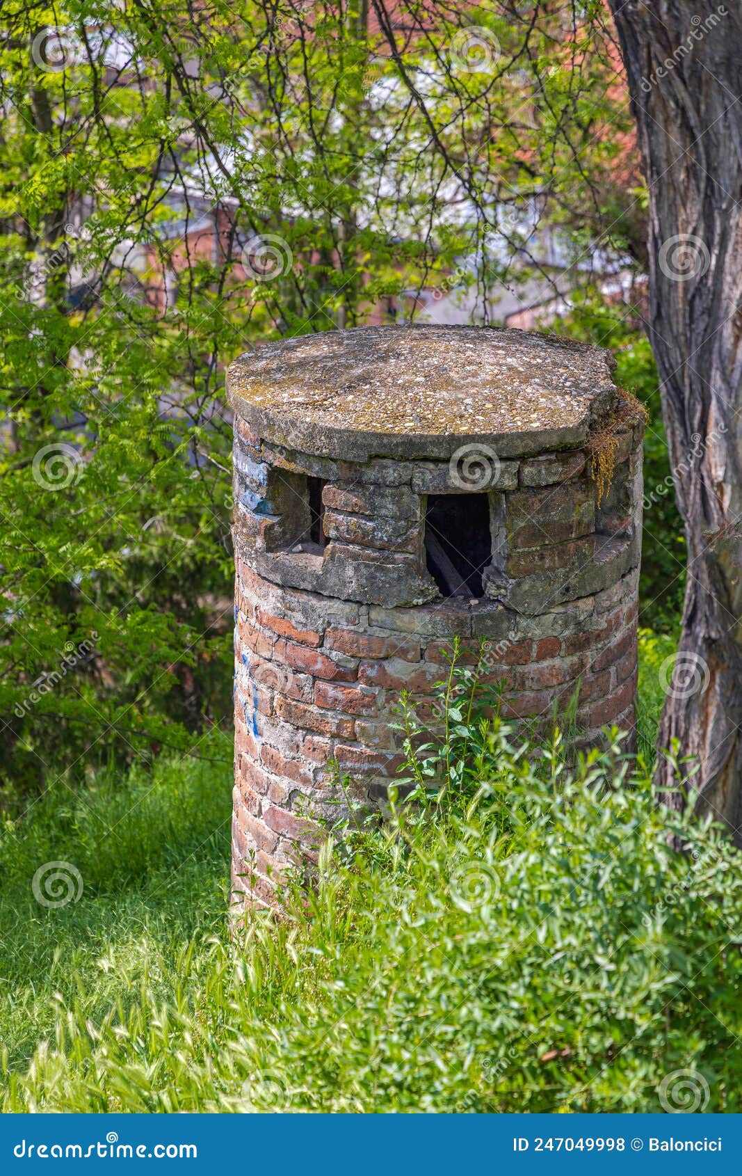 Bricks Watchtower Structure Stock Photo - Image of nature, 2022: 247049998
