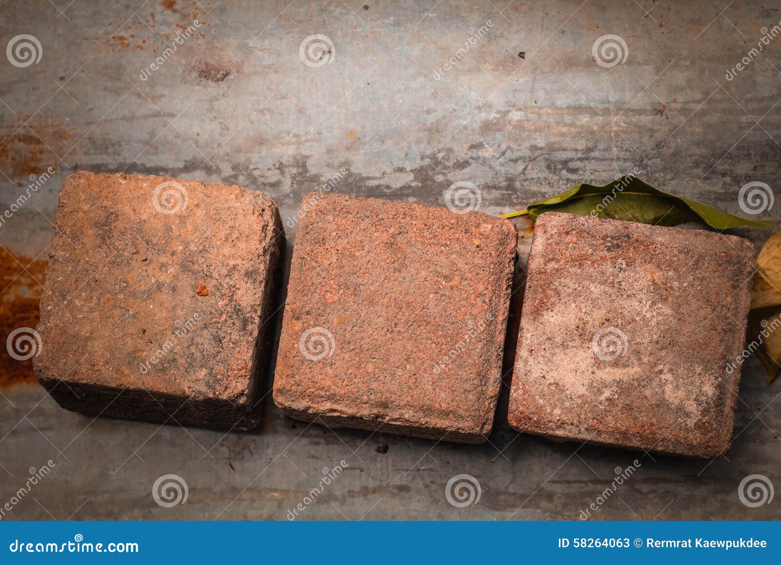 The bricks on a zinc stock image. Image of black, outdoor - 58264063