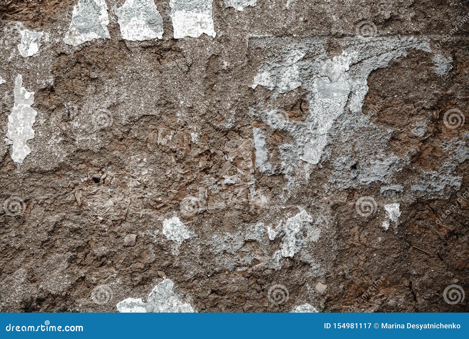 Bricksold Brick Wall with Remnants of Clay. Background,worn Texture ...