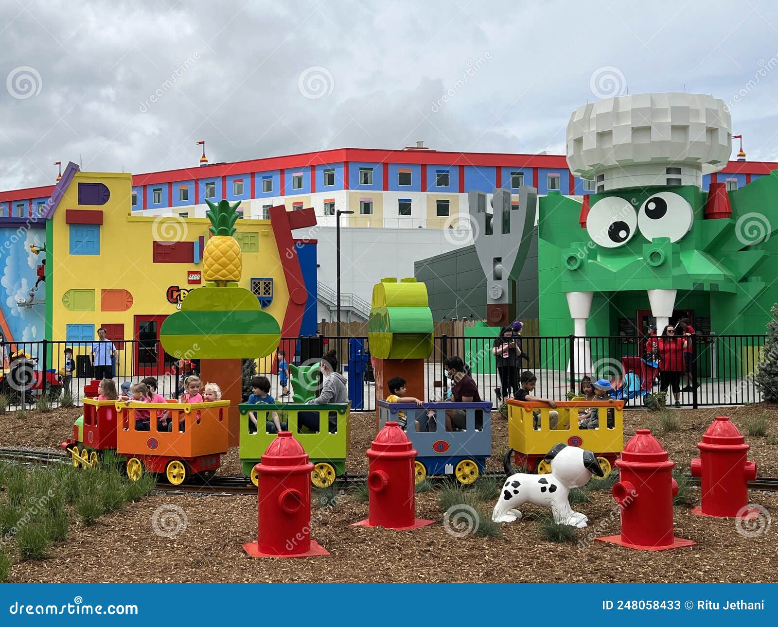 Bricktopia En Legoland En Goshen Nueva York Foto de archivo editorial ...