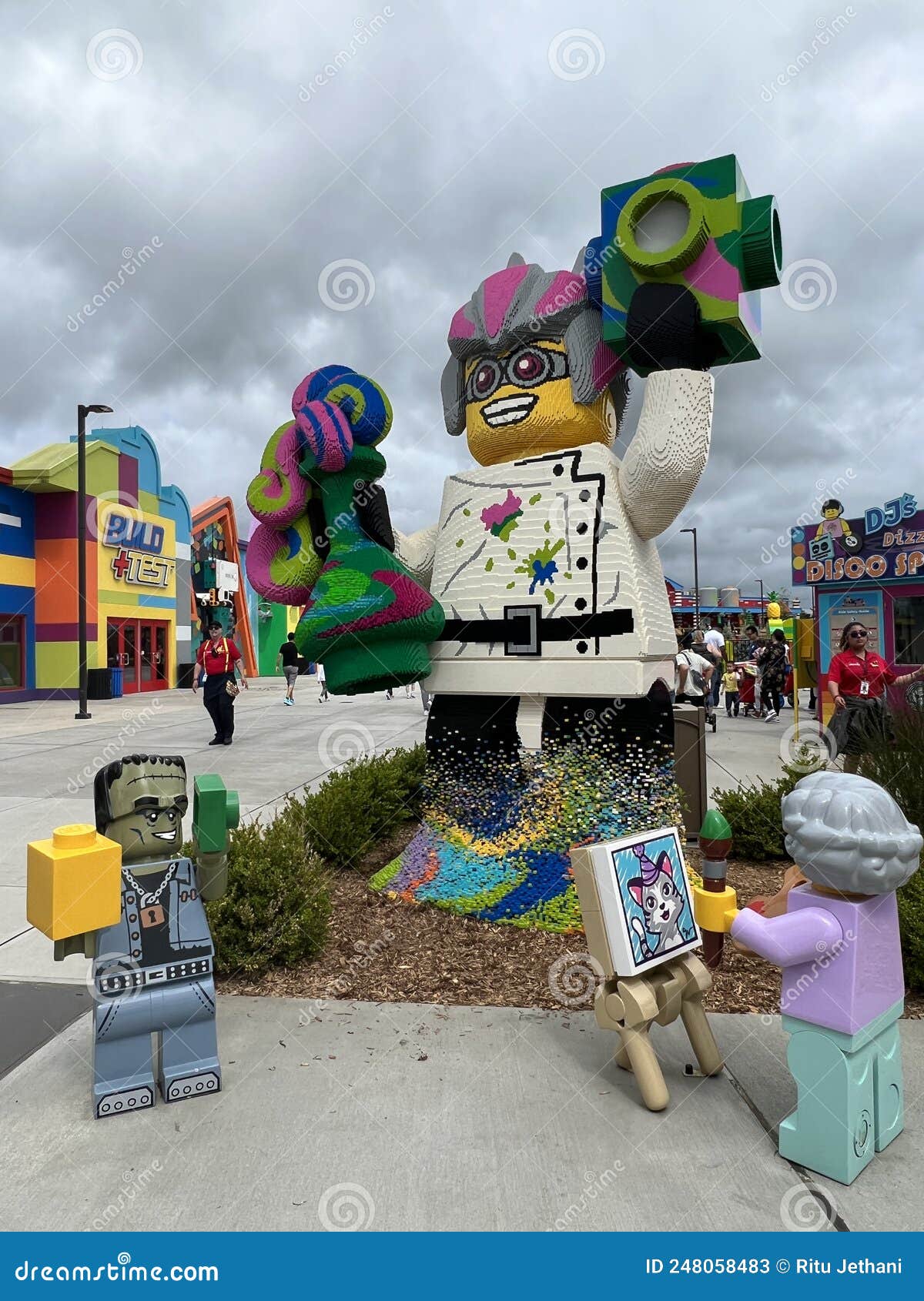 Bricktopia En Legoland En Goshen Nueva York Foto de archivo editorial ...