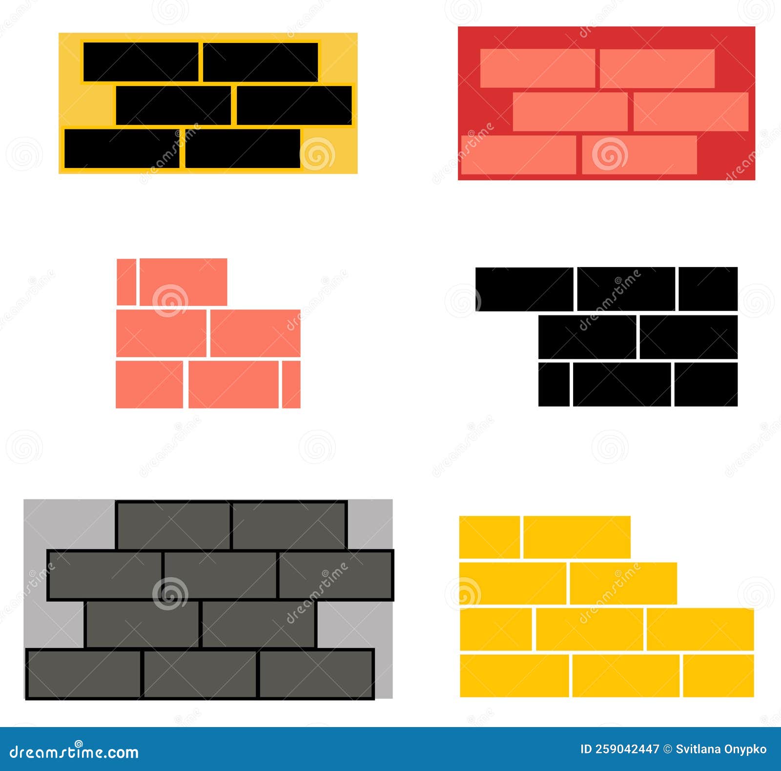 Brickwork As an Element of Vector Illustration Stock Vector ...