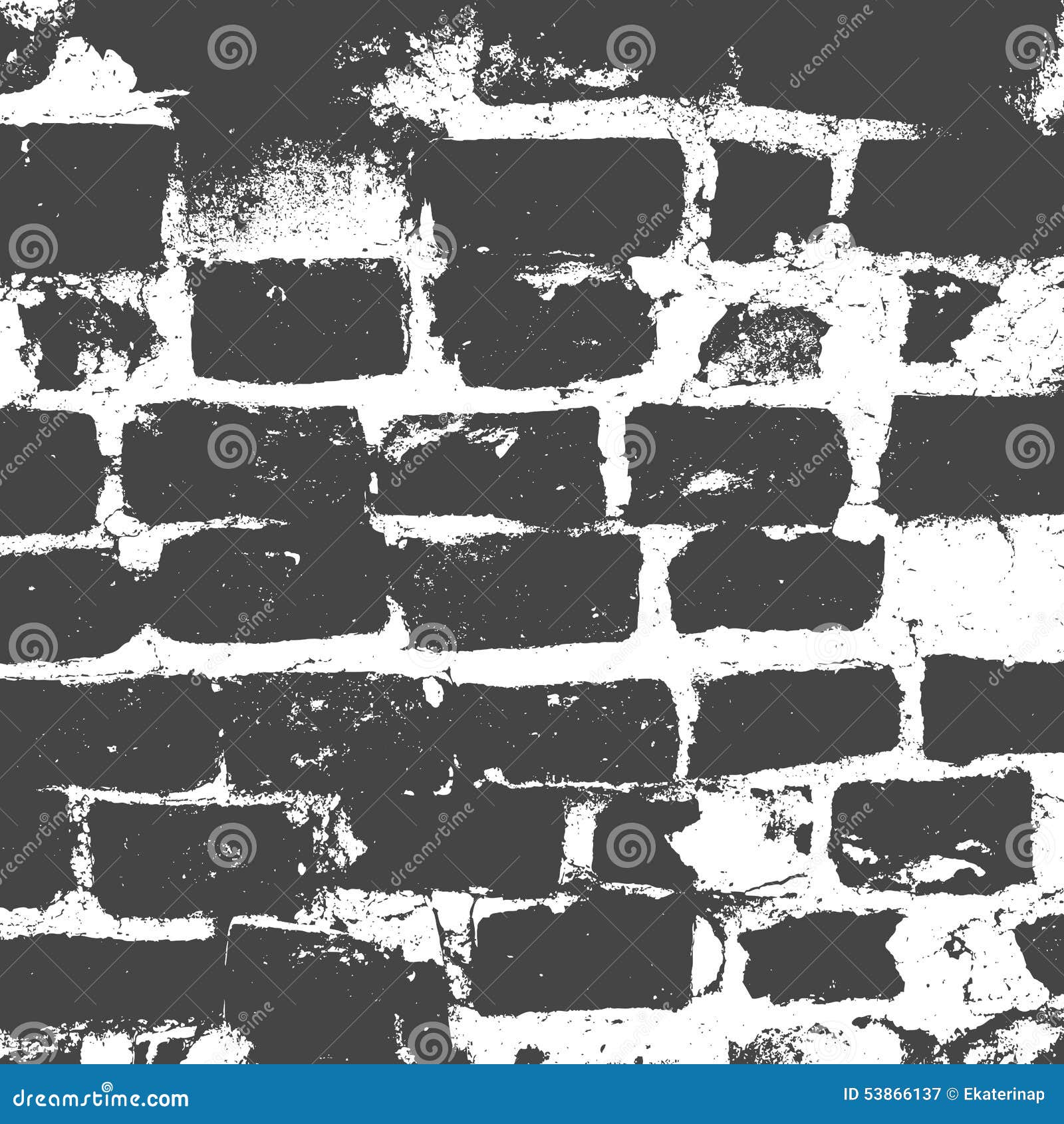 Brickwork, Brick Wall of an Old House, Black and White Grunge Texture ...
