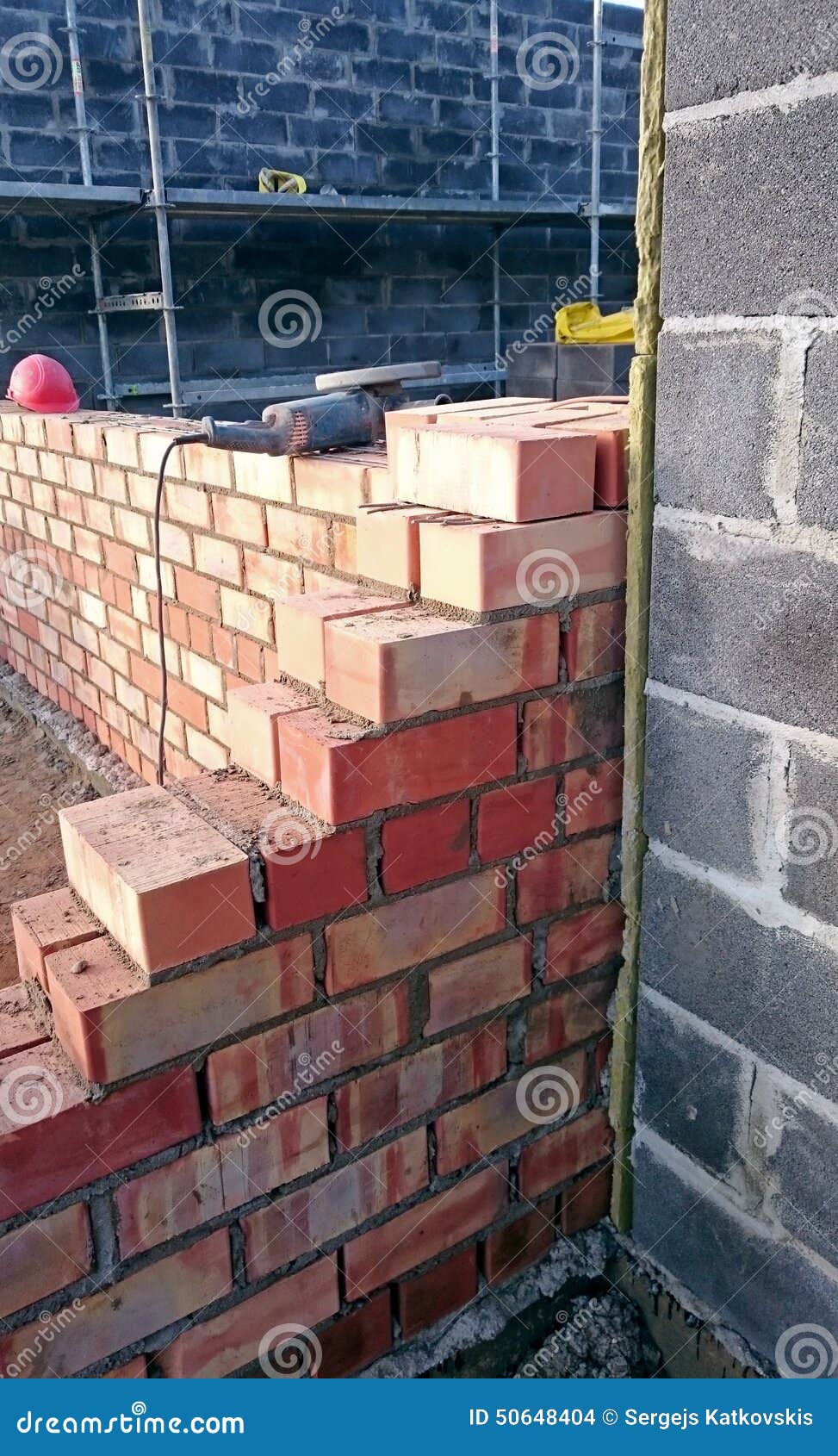 Brickwork stock photo. Image of industry, safety, site - 50648404