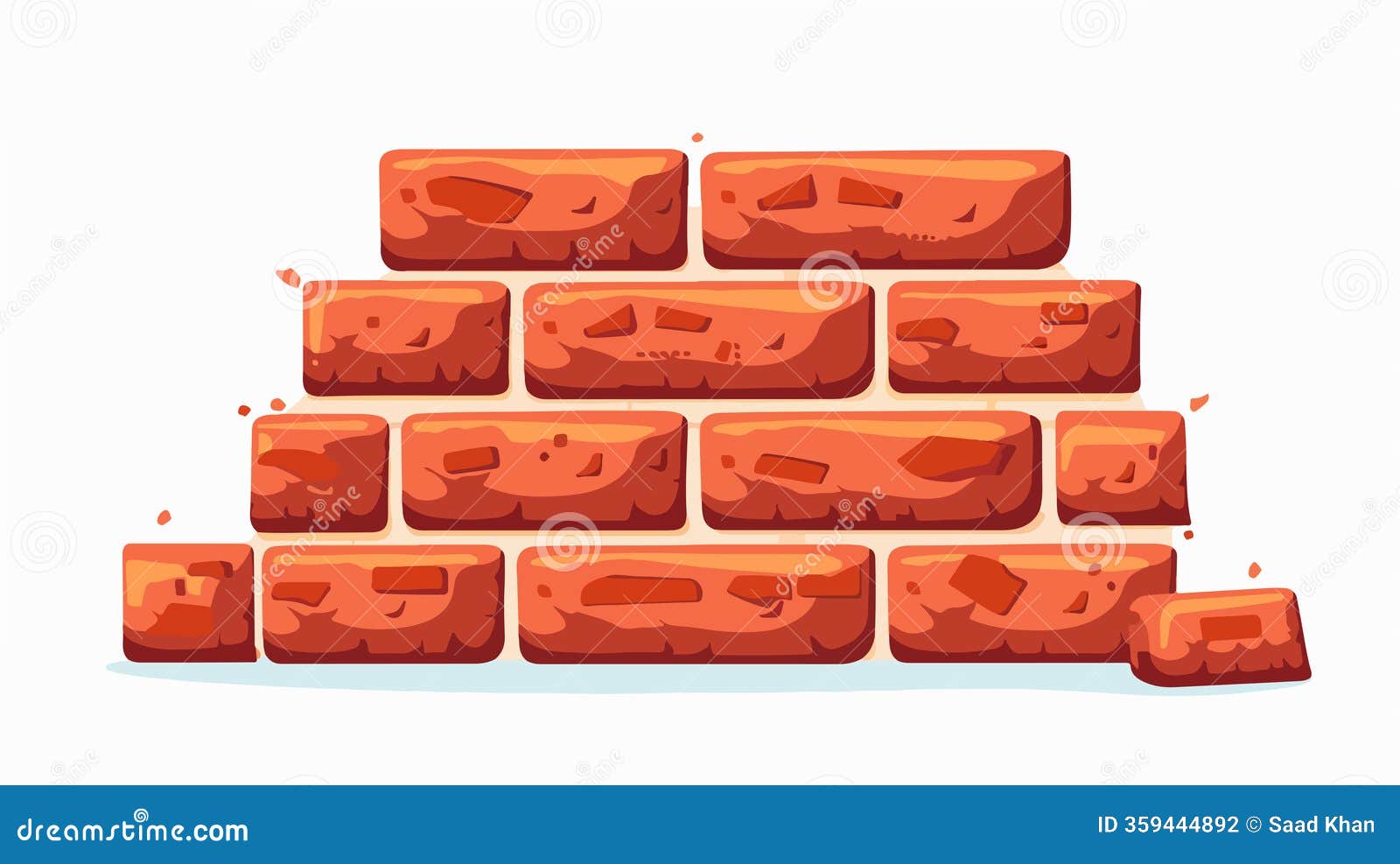 Brickwork Icon: Construction Symbol for Engineering and Architecture ...
