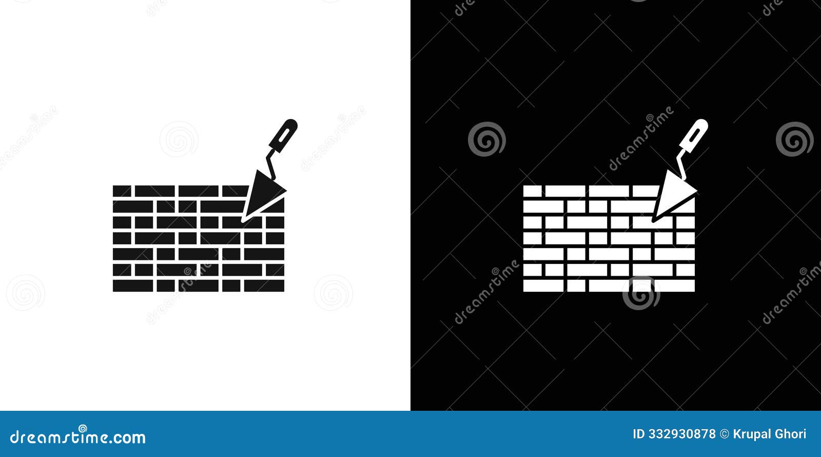 Brickwork Icon Logo Set Vector Stock Vector - Illustration of ...