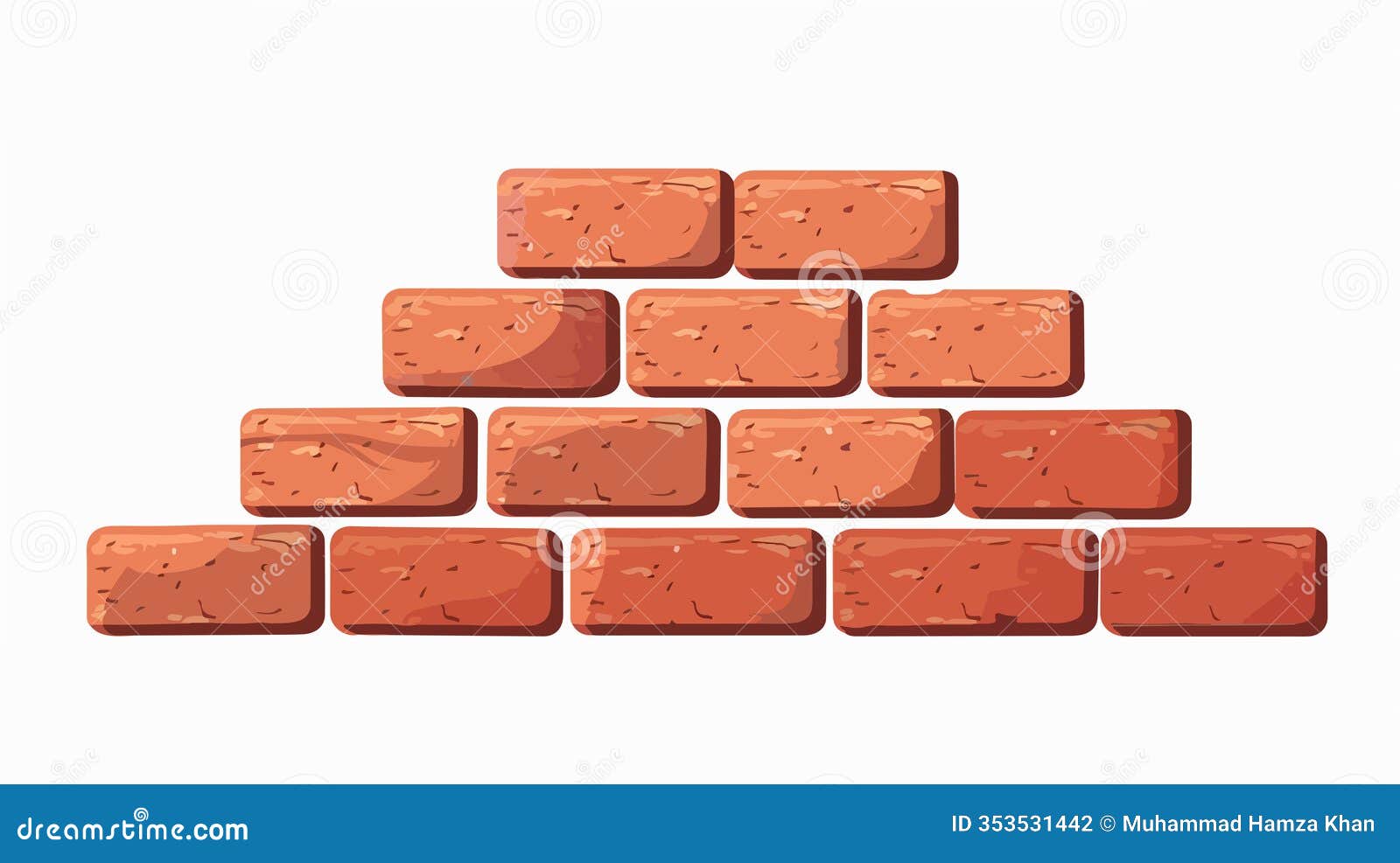 Brickwork Icon: Construction Symbol for Engineering and Architecture ...