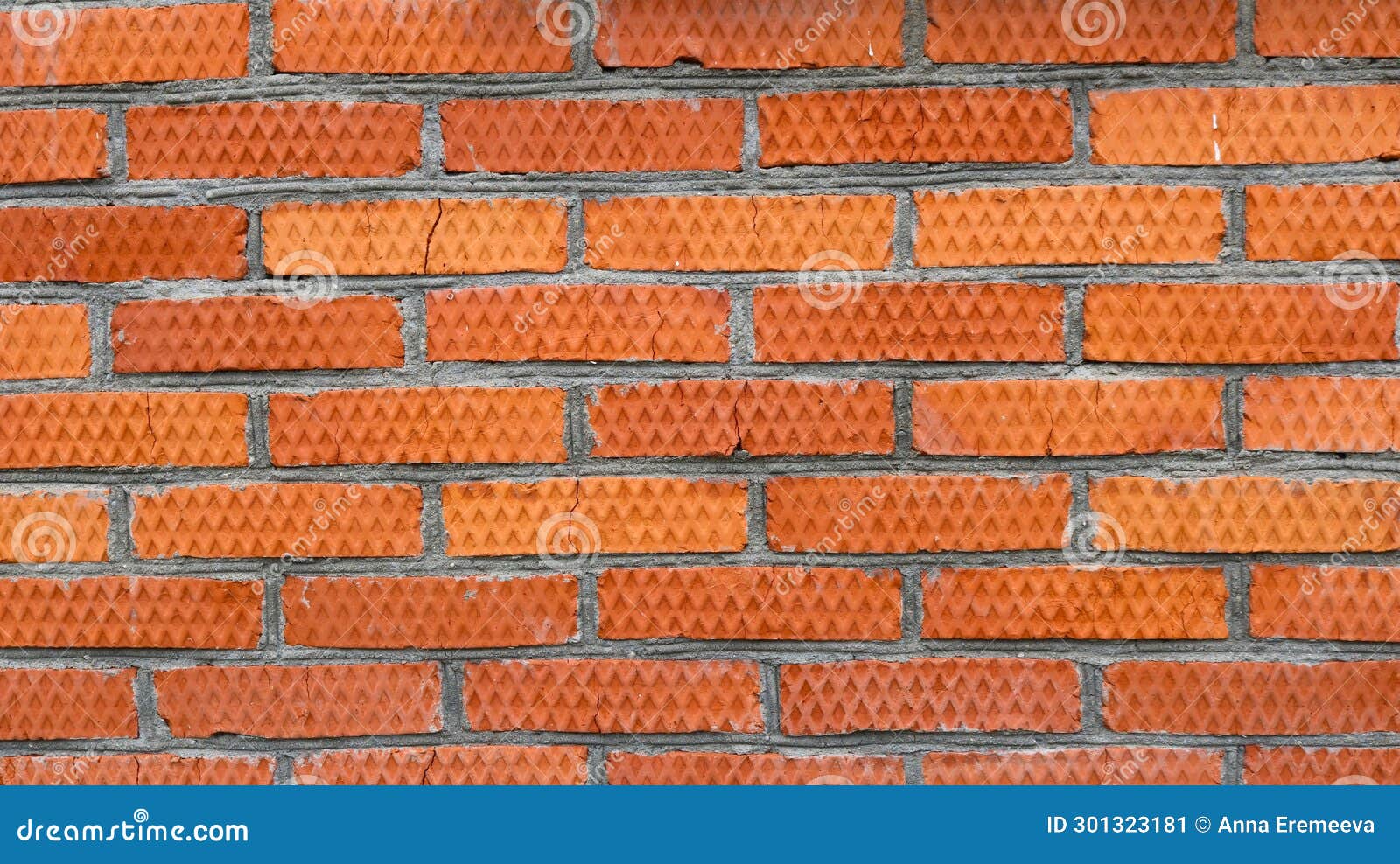 Textured Brick Masonry Wall Fragment Stock Image - Image of ...