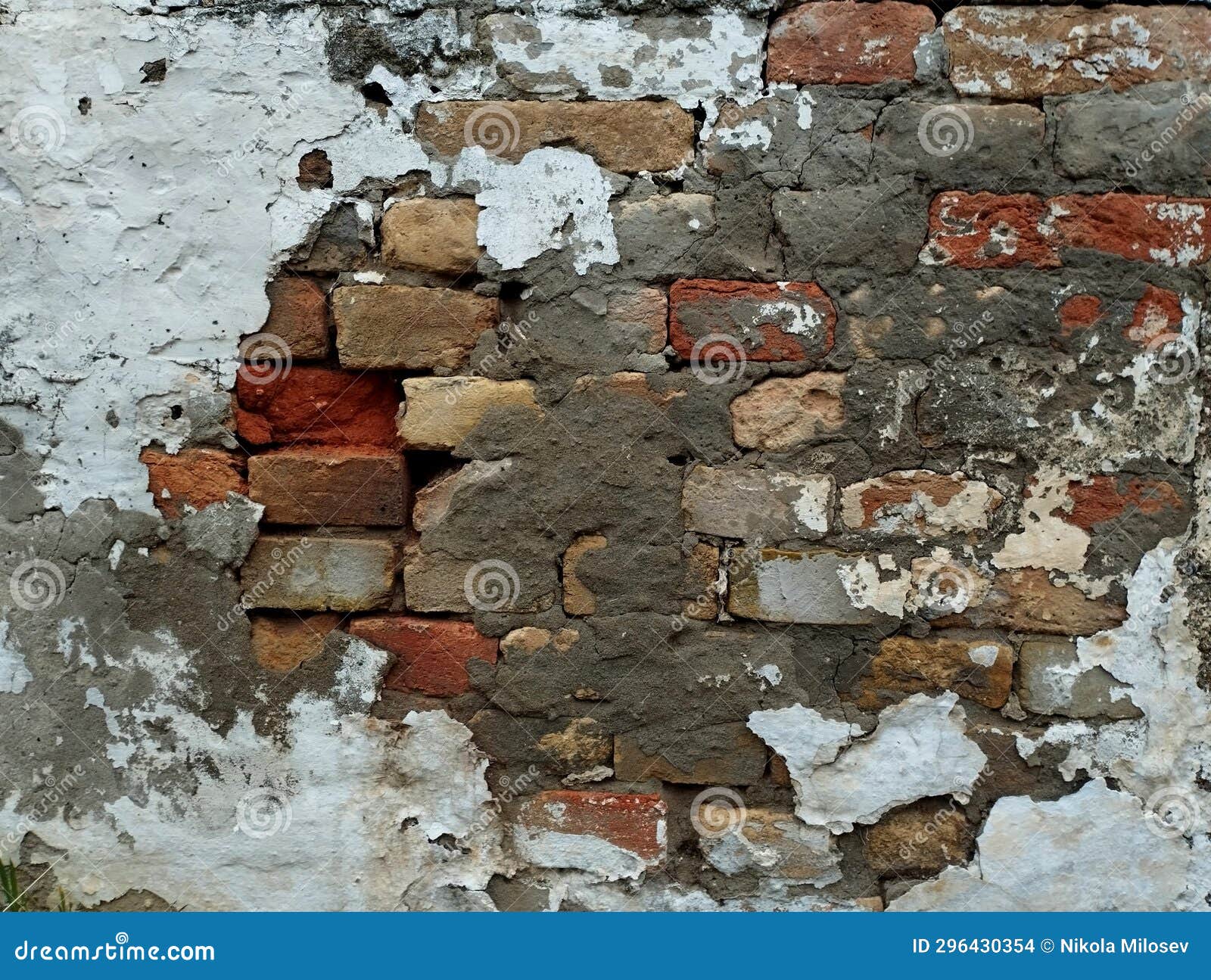 Brickwork Wall of an Old House Made of Bright Red Bricks Stock Photo ...
