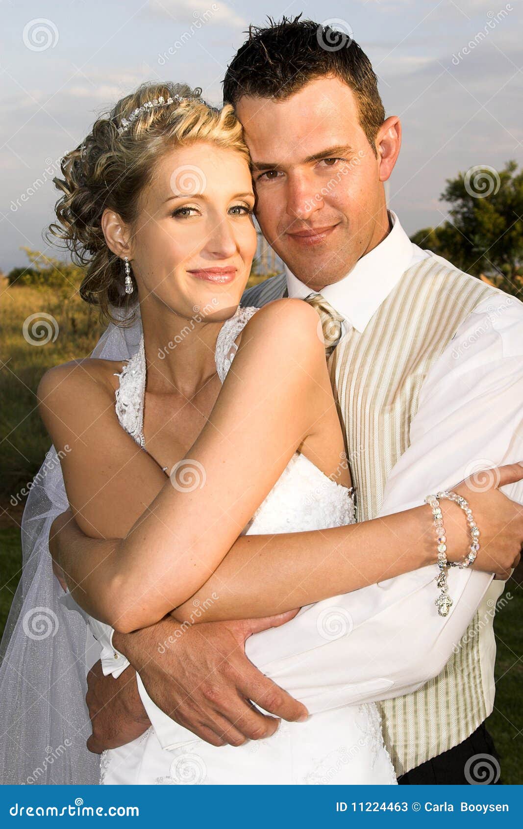 Bridal Couple stock image. Image of adult, blond, model - 11224463