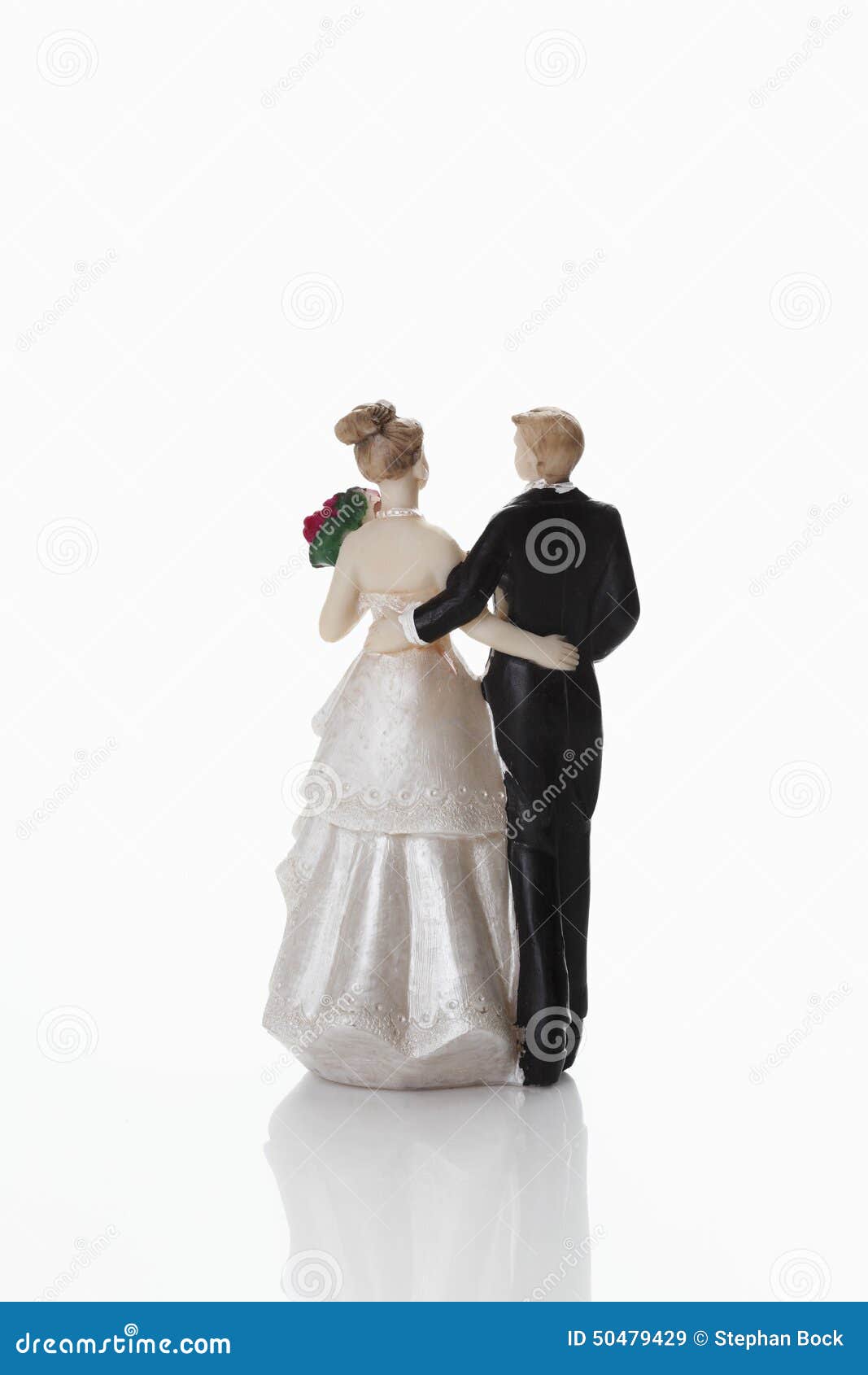 Bridal couple figurine stock image. Image of miniature - 50479429