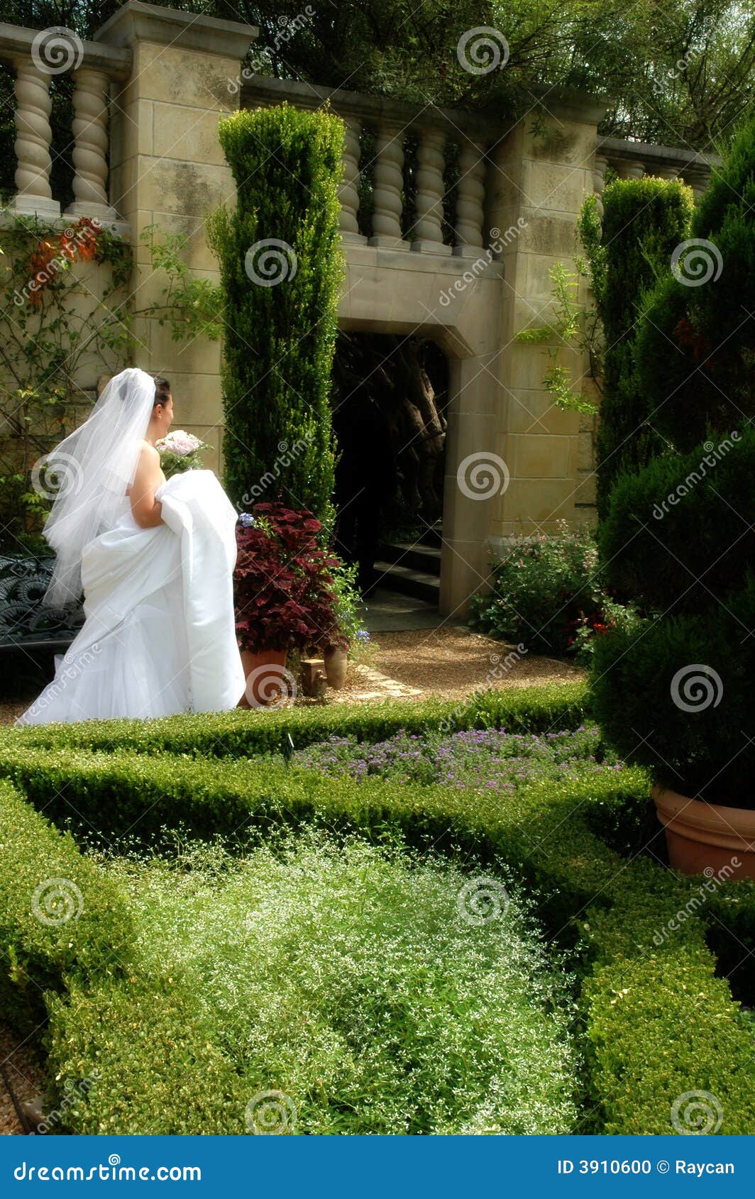 Bridal Garden stock photo. Image of scene, flowers, scenic - 3910600