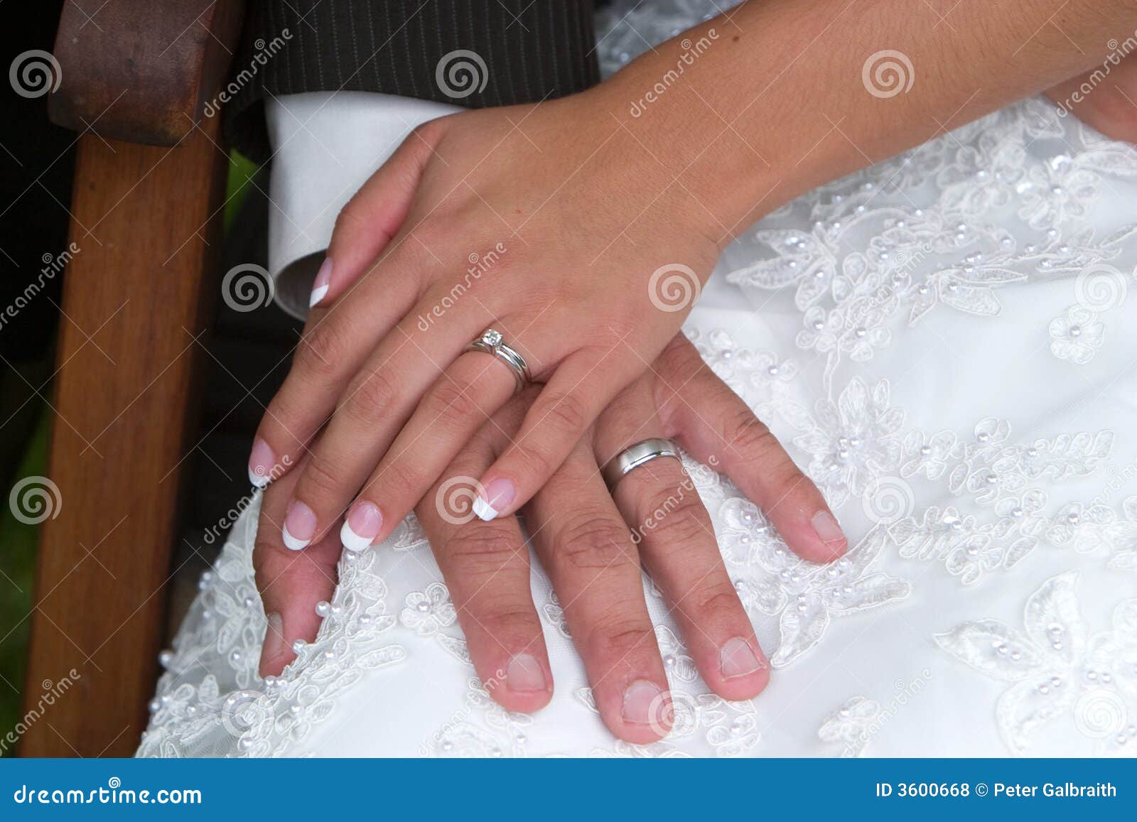 Bridal Hands stock photo. Image of macro, couple, ceremony - 3600668