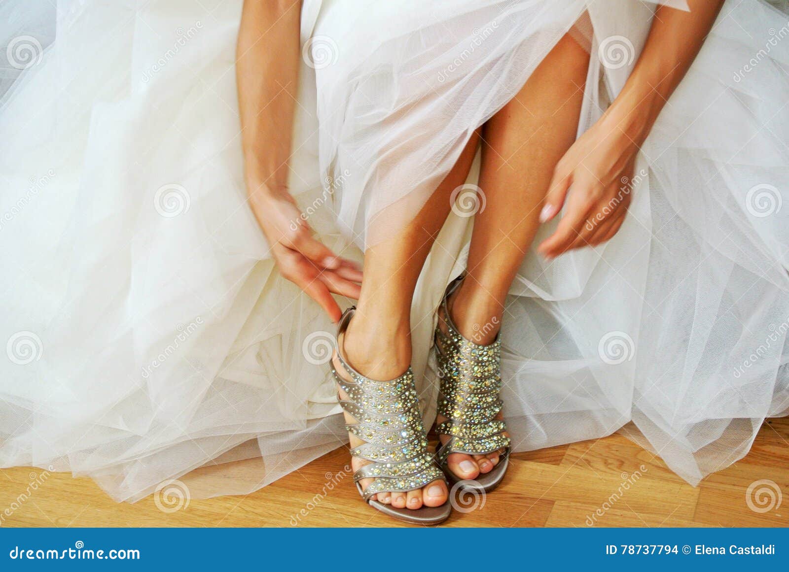Bridal legs stock photo. Image of detail, marriage, ceremony - 78737794