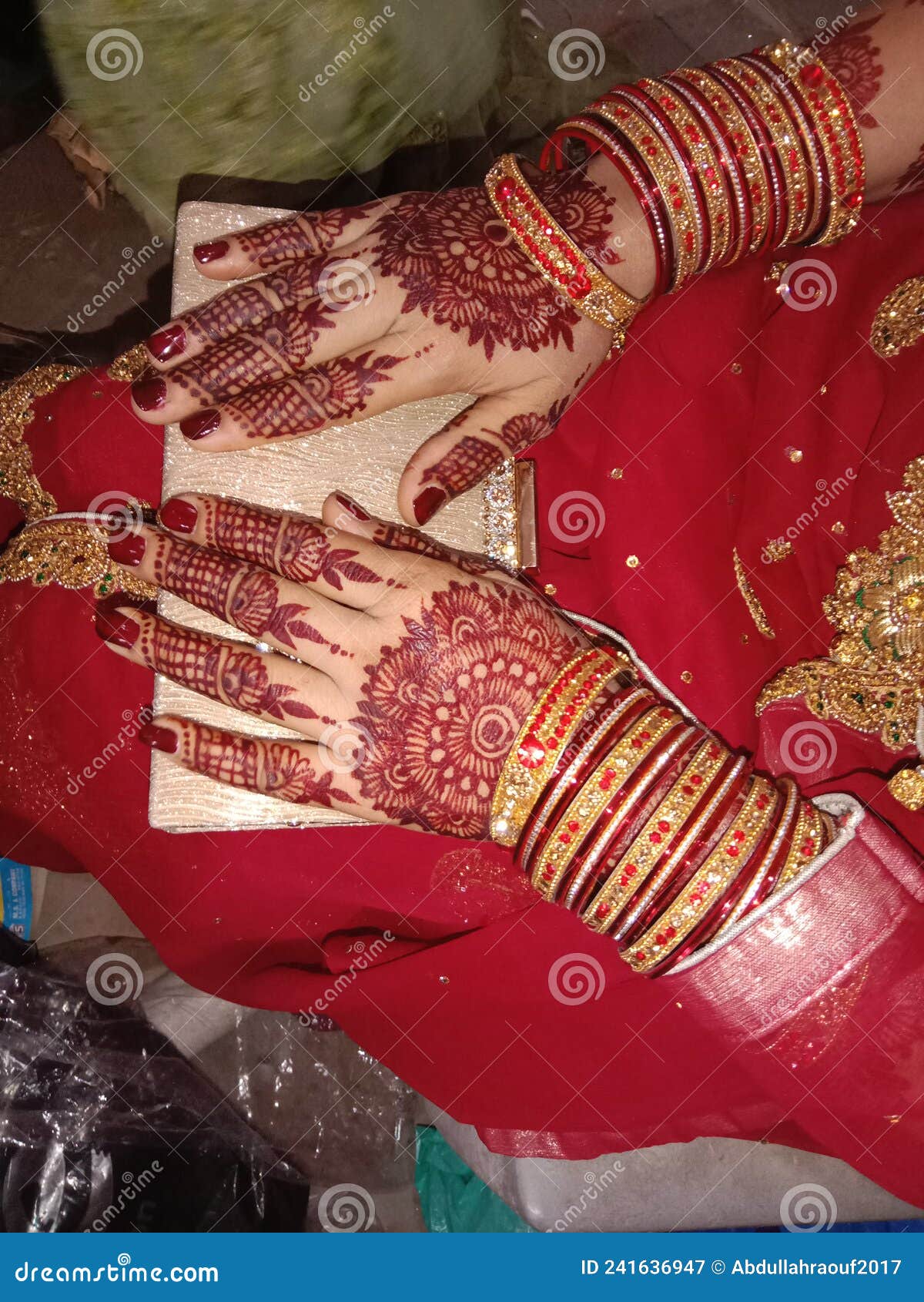 Bridal mehndi hands ðŸ¥³ stock image. Image of bridal - 241636947