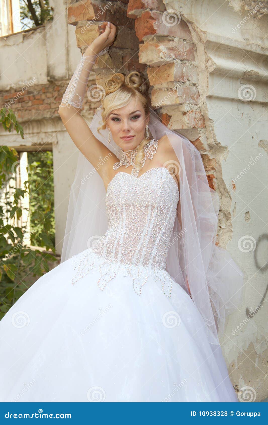 Bride stock photo. Image of female, married, home, lovable - 10938328