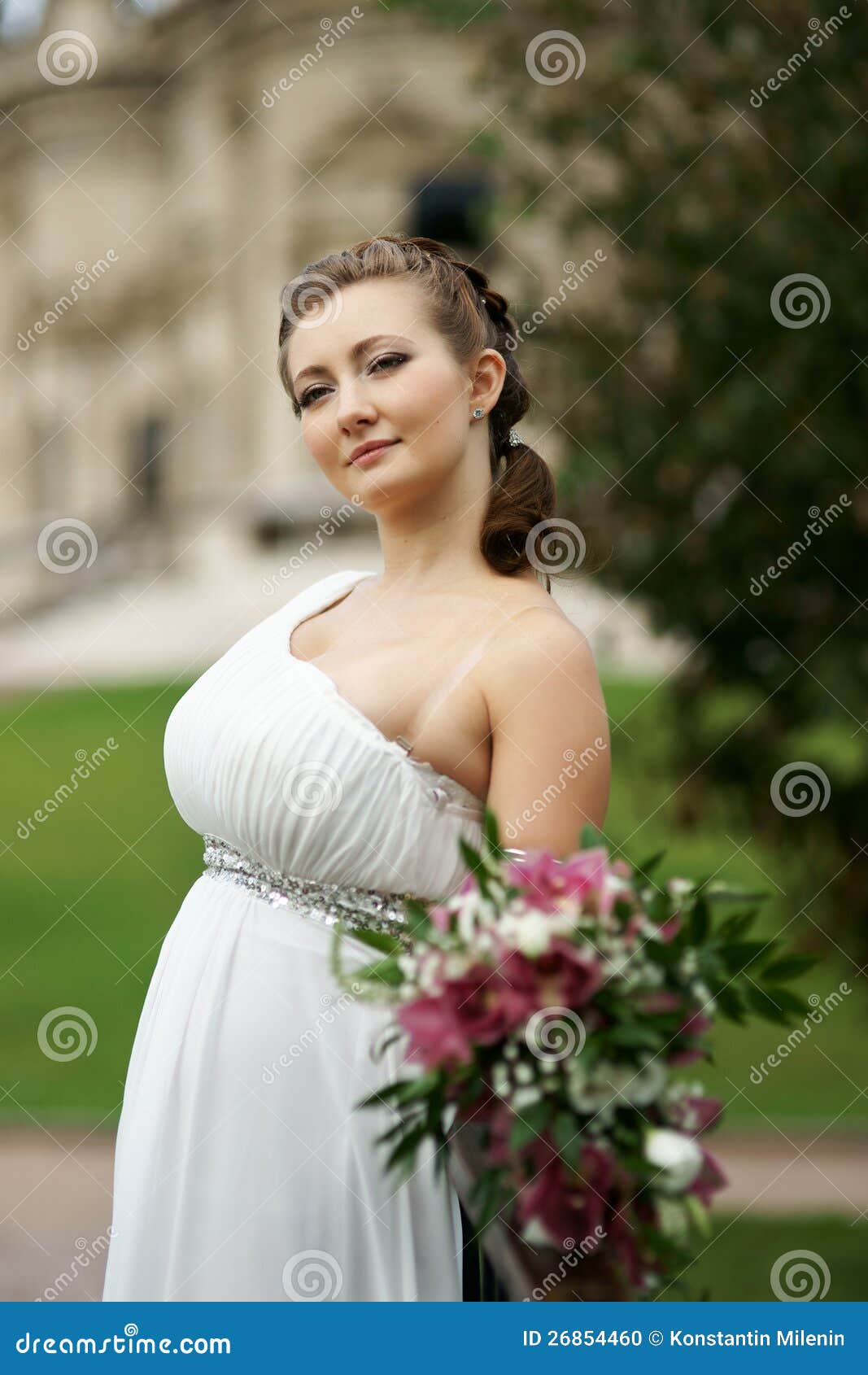 The bride stock photo. Image of beauty, attractive, green - 26854460