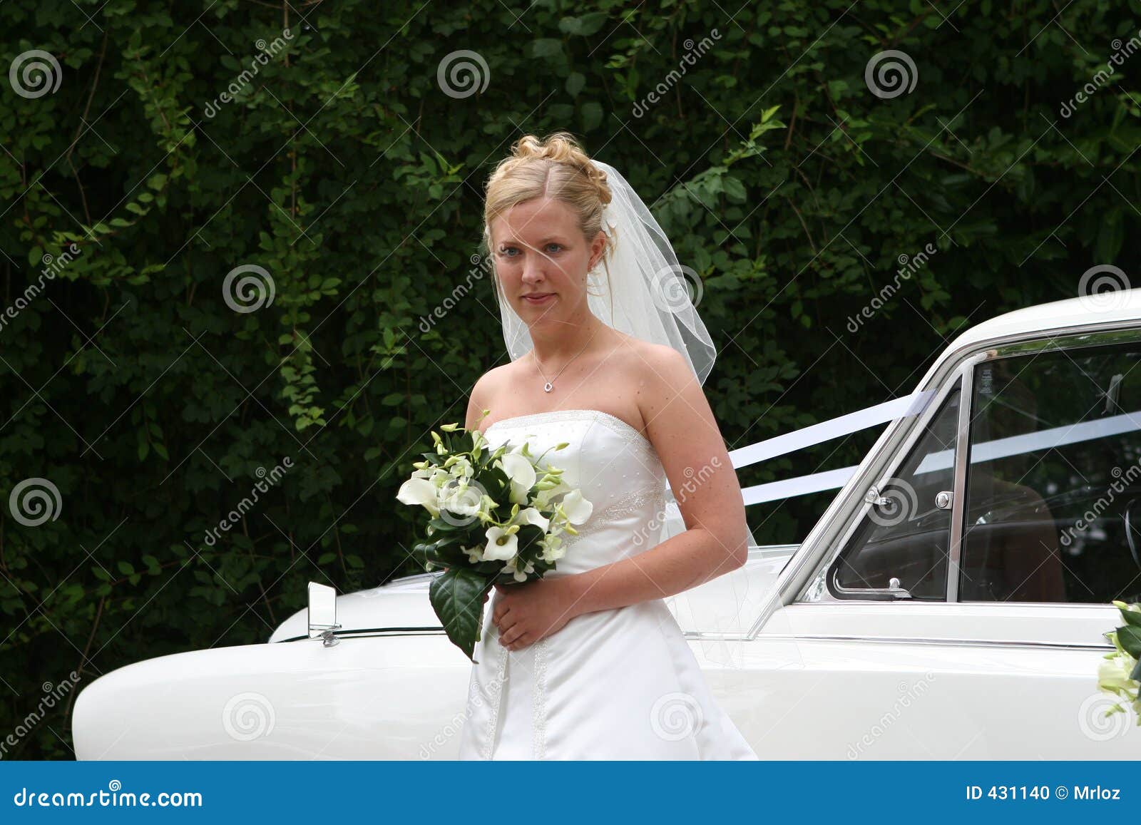 The Bride Arrives stock photo. Image of bouquet, church - 431140