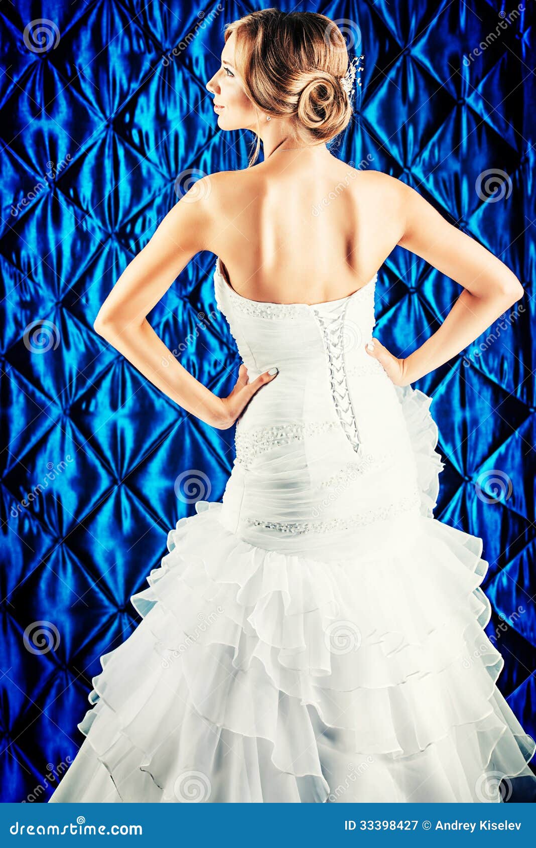 Bride back stock image. Image of people, marriage, bride - 33398427