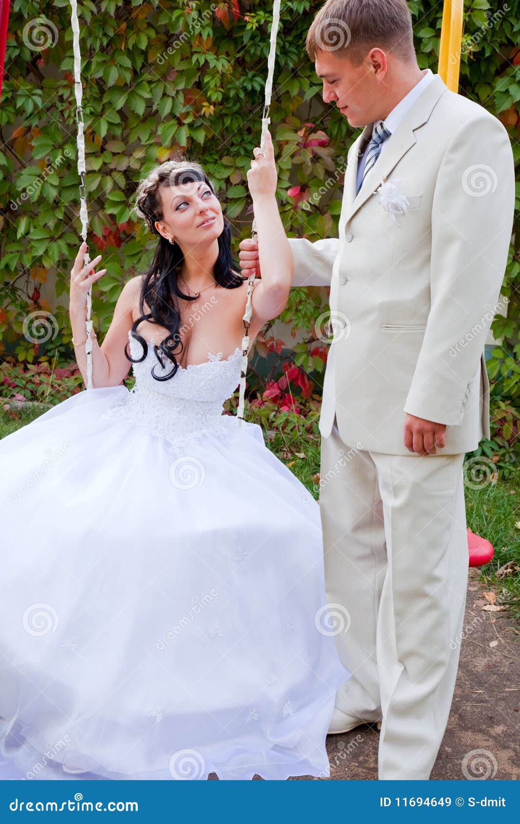 Bride and bridegroom stock image. Image of event, dress - 11694649
