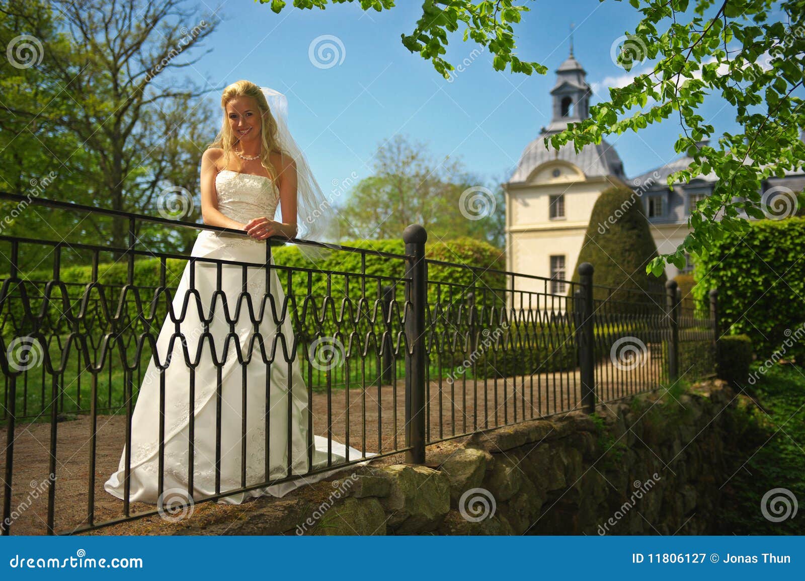 Bride on Bridge stock image. Image of castle, bridge - 11806127