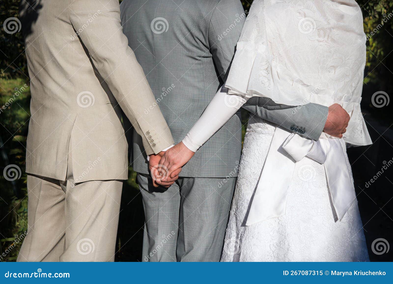 Bride Cheating on Groom at Wedding Stock Image - Image of hold ...