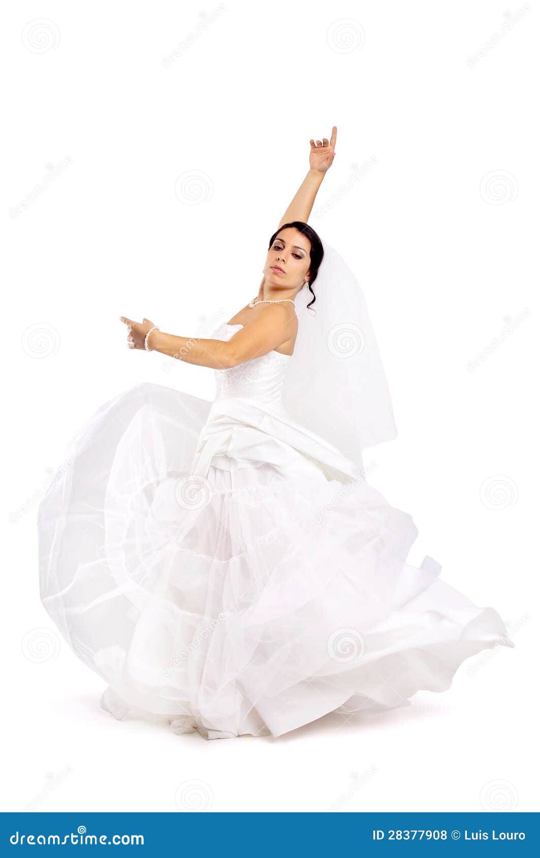 Bride dancing stock photo. Image of adult, happiness - 28377908