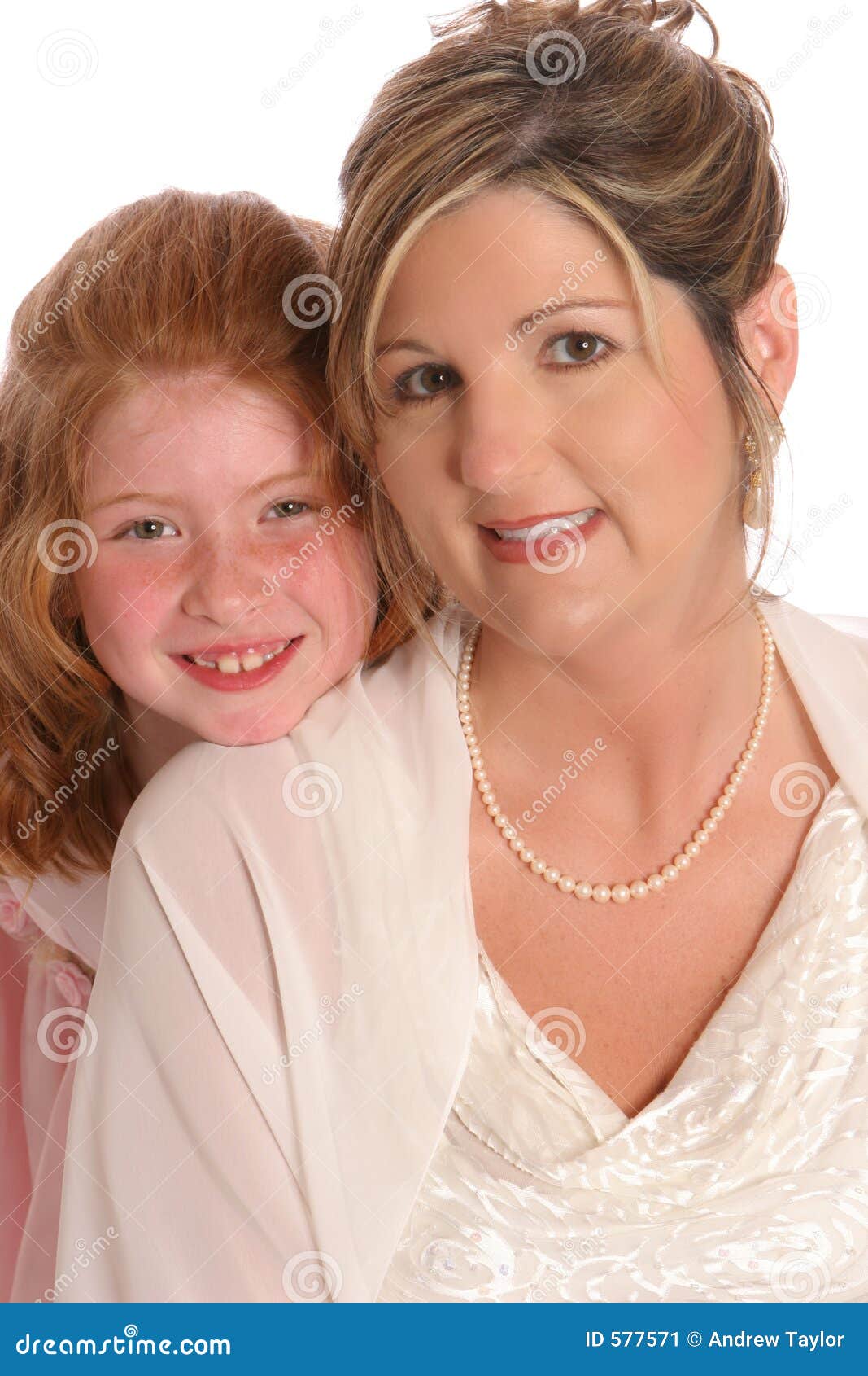Bride and daughter stock image. Image of people, marry - 577571