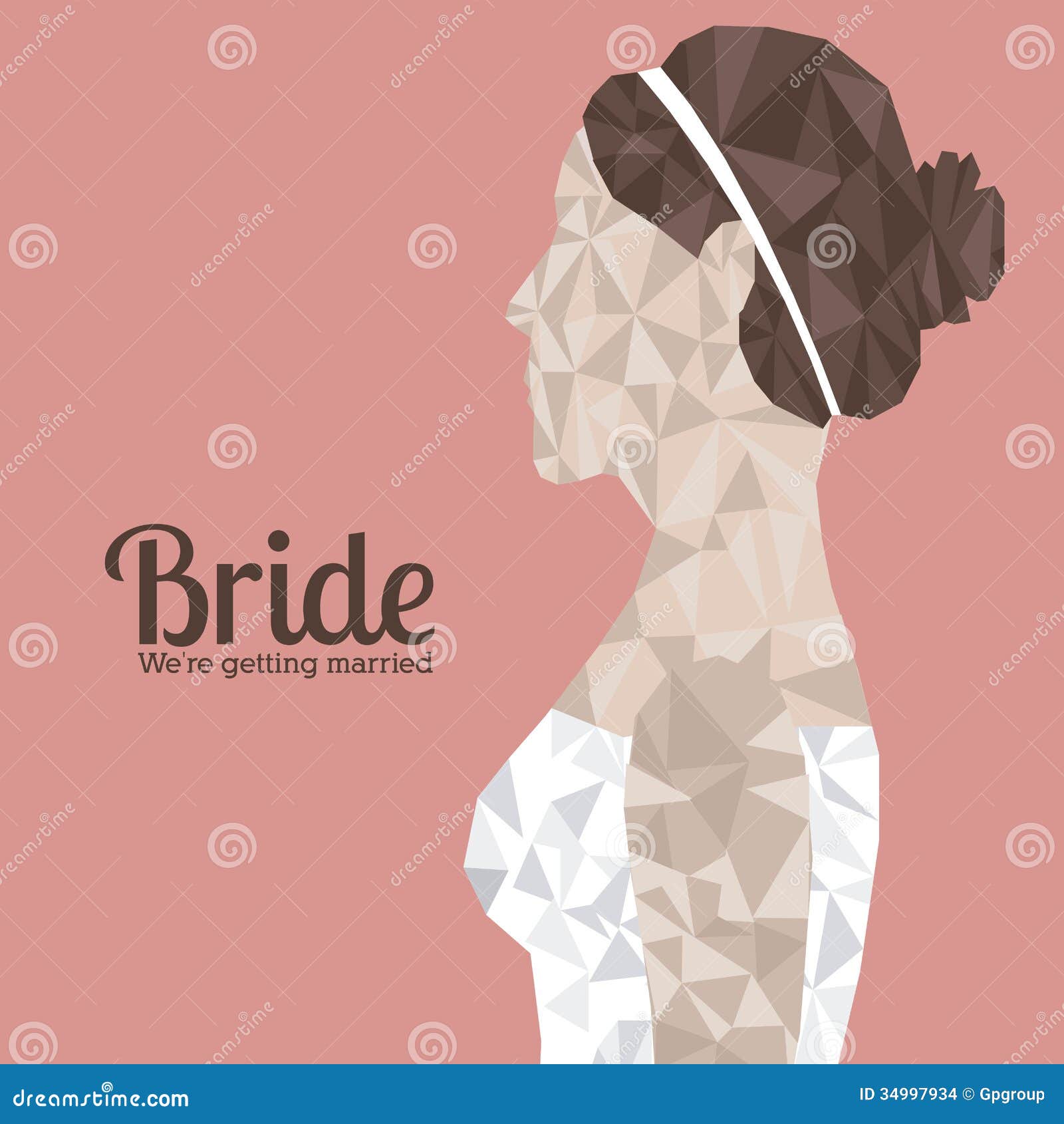 Bride design stock vector. Illustration of background - 34997934