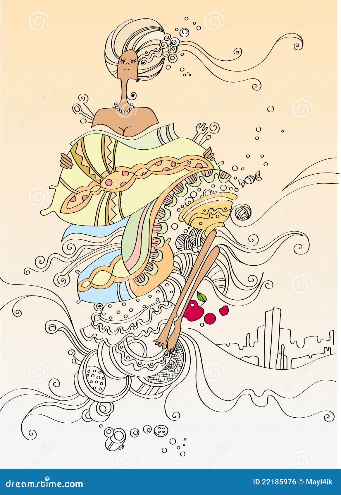 Dowry Vector Illustration | CartoonDealer.com #147116000