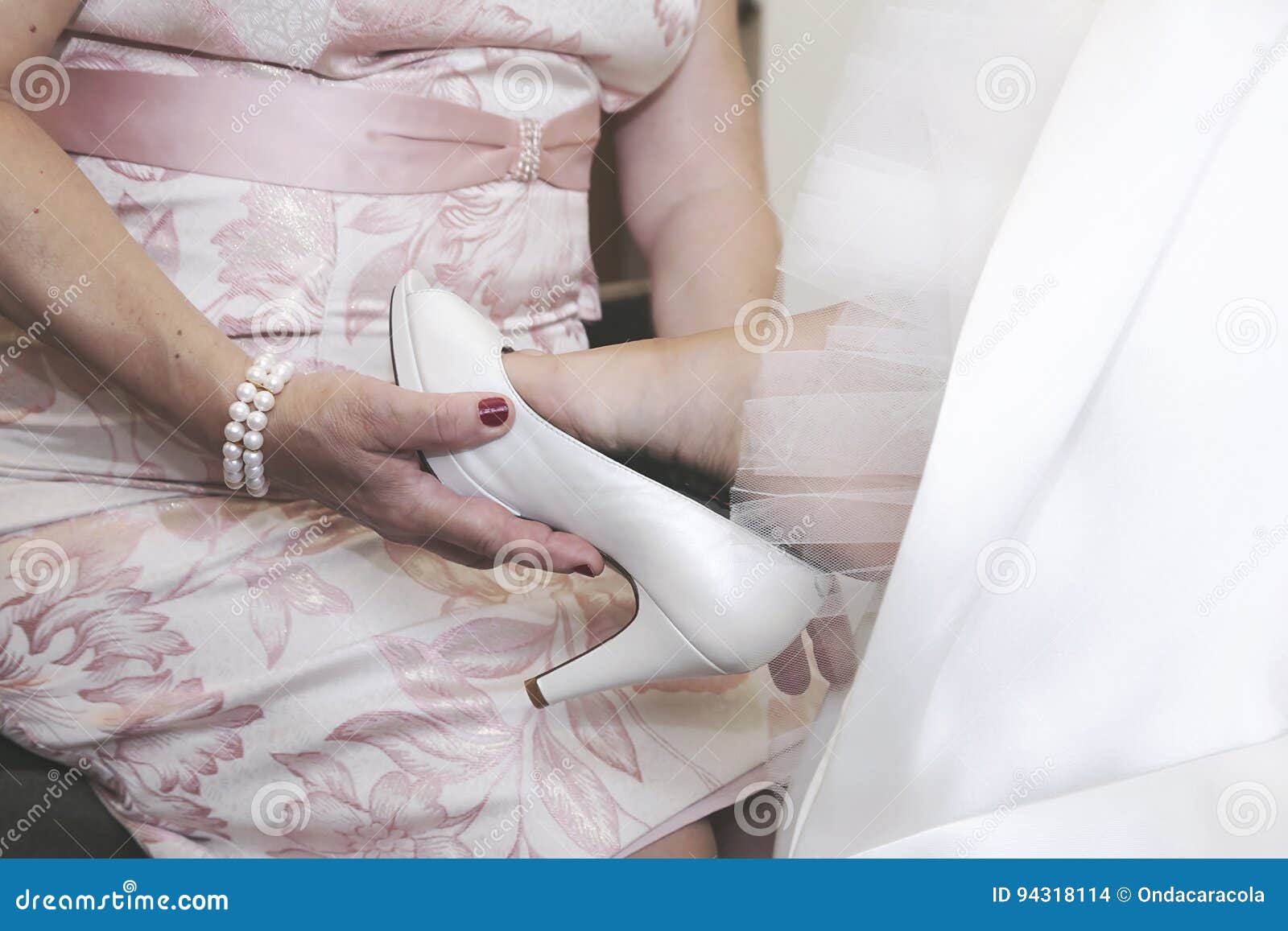 Bride dressing stock photo. Image of marriage, love, romance - 94318114