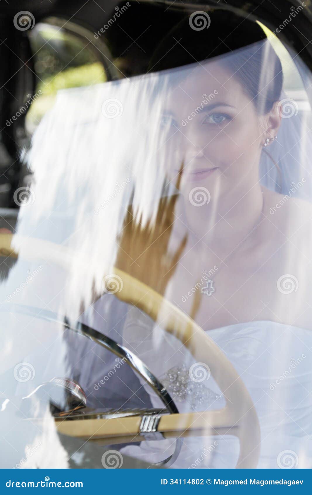 Bride driver stock photo. Image of engagement, travel - 34114802
